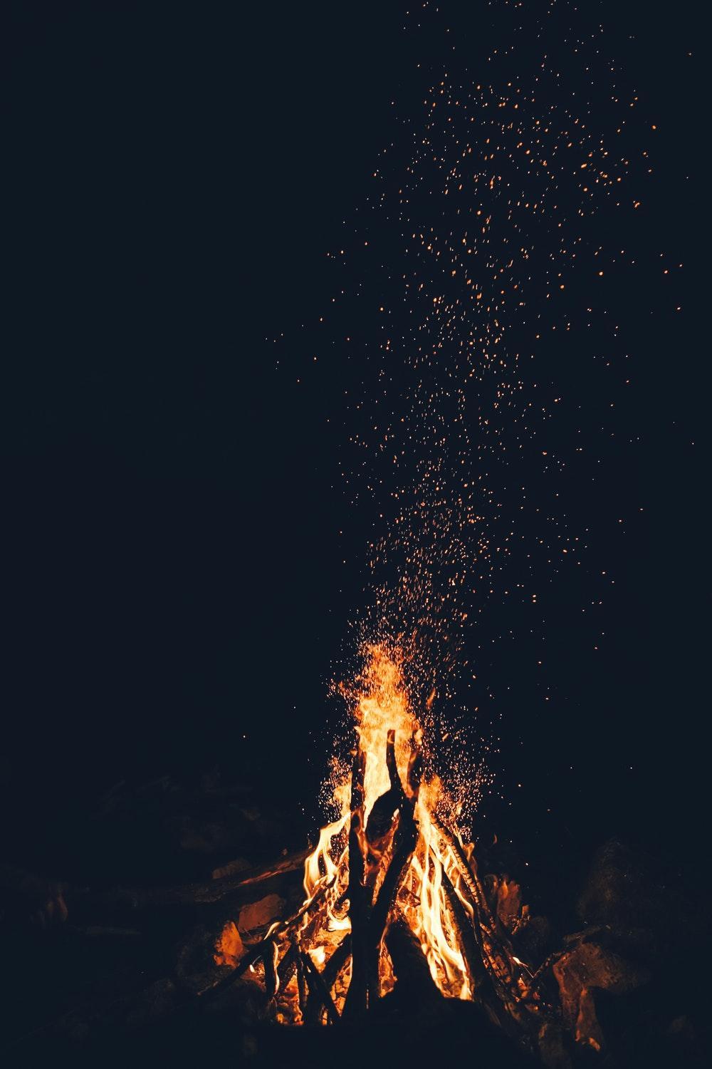 Winter Campfire Wallpapers - Top Free Winter Campfire Backgrounds ...