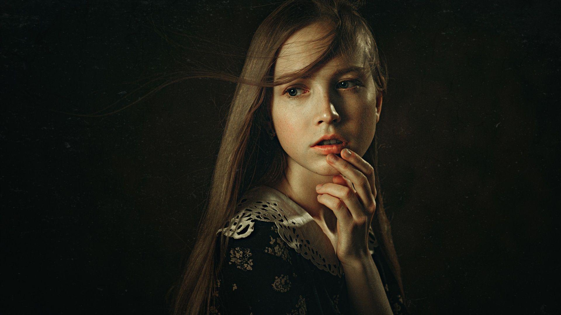 Girl Portrait Wallpapers - Top Free Girl Portrait Backgrounds ...