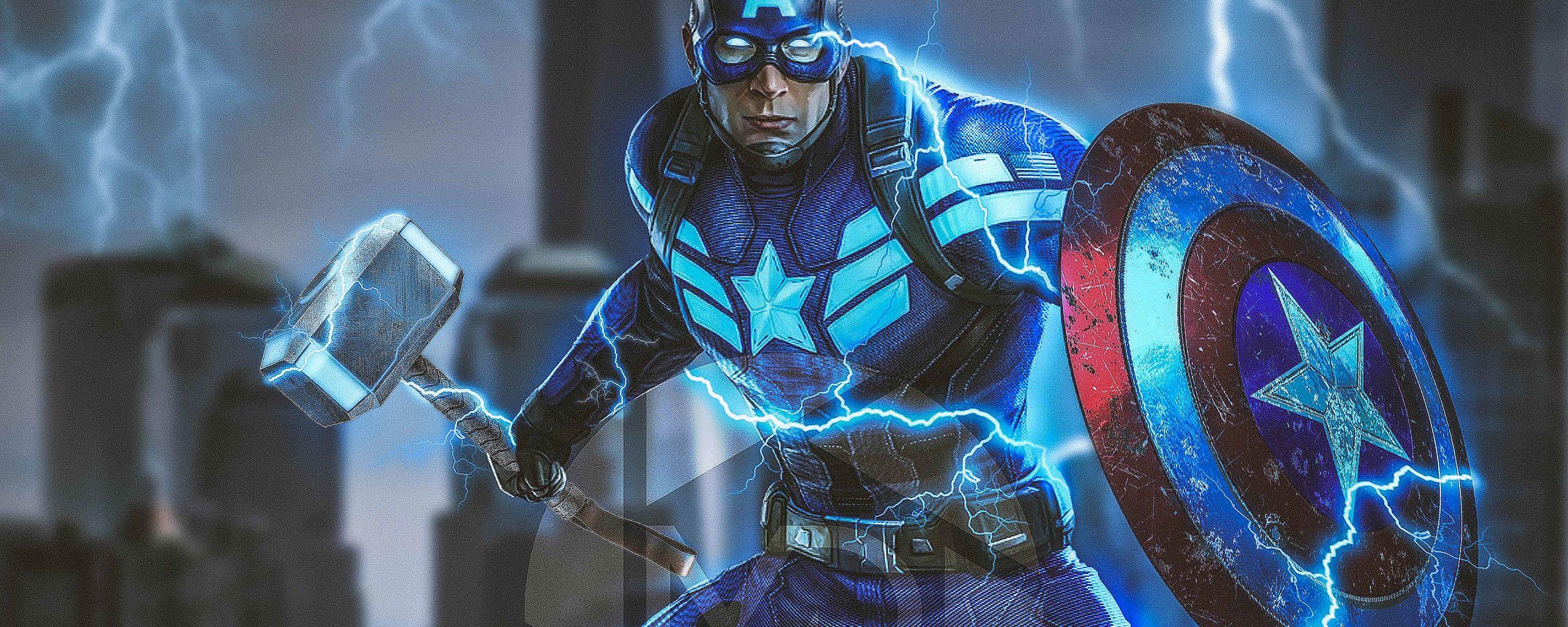 Cool Captain America Dual Screen Wallpapers - Top Free Cool Captain ...