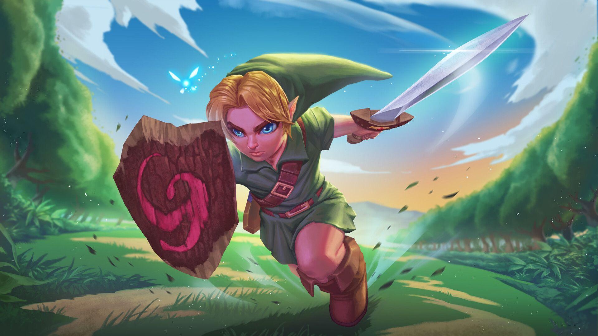 Young Link Wallpapers - Top Free Young Link Backgrounds - WallpaperAccess