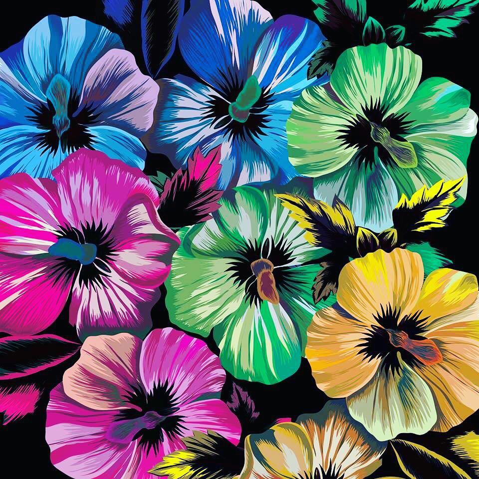 Colorful Floral Wallpapers - Top Free Colorful Floral Backgrounds ...