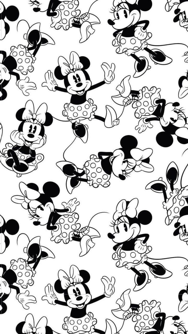 Minnie Mouse Black Wallpapers - Top Free Minnie Mouse Black Backgrounds ...