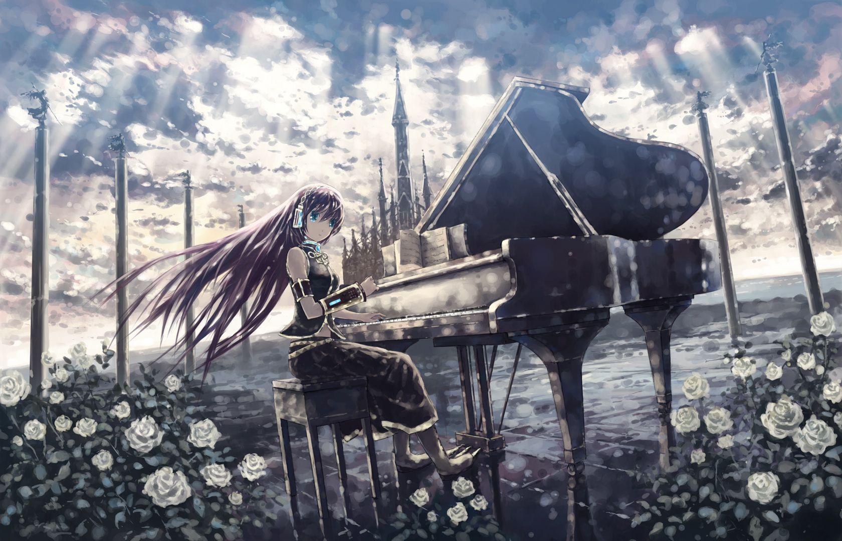 Anime Piano Wallpapers - Top Free Anime Piano Backgrounds - WallpaperAccess