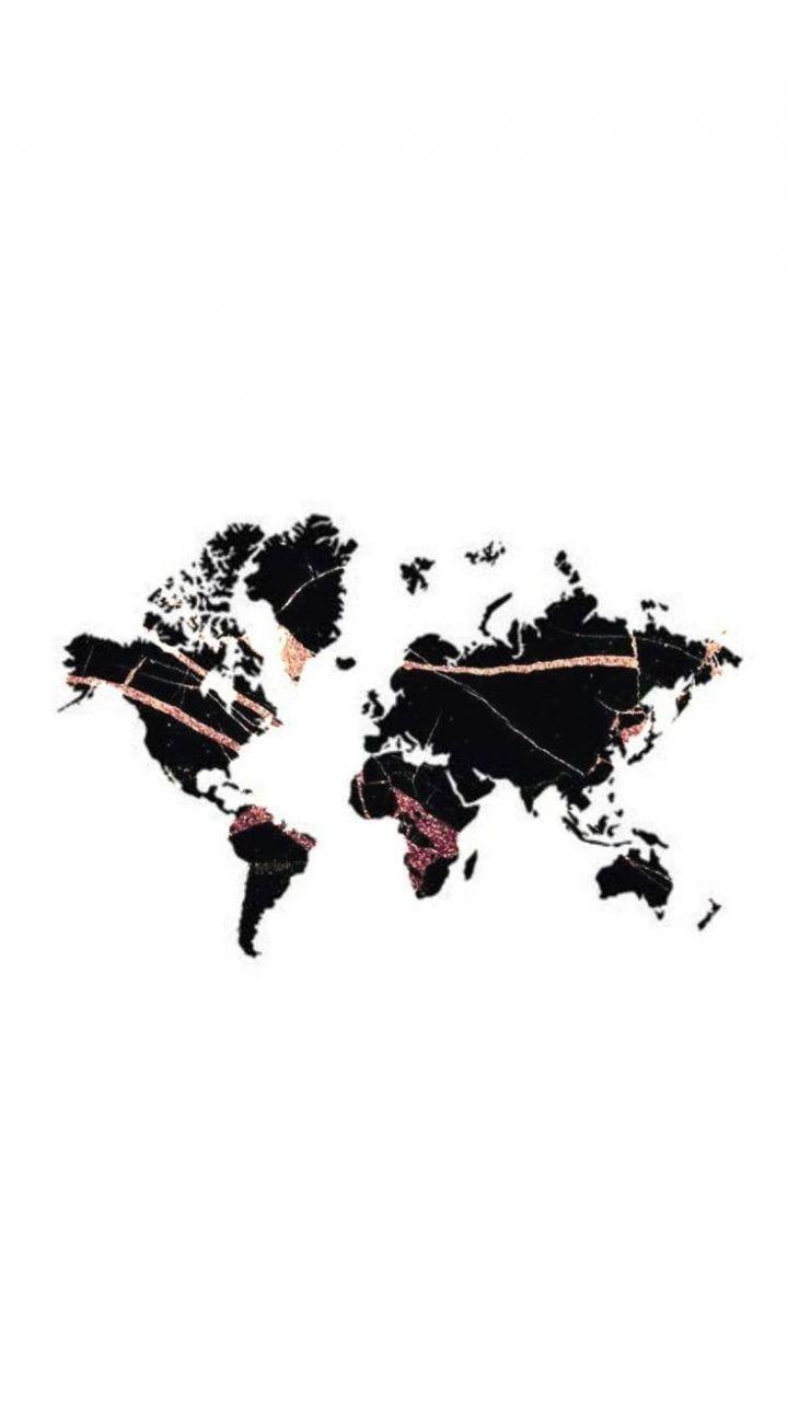 World Map iPhone Wallpapers - Top Free World Map iPhone Backgrounds ...
