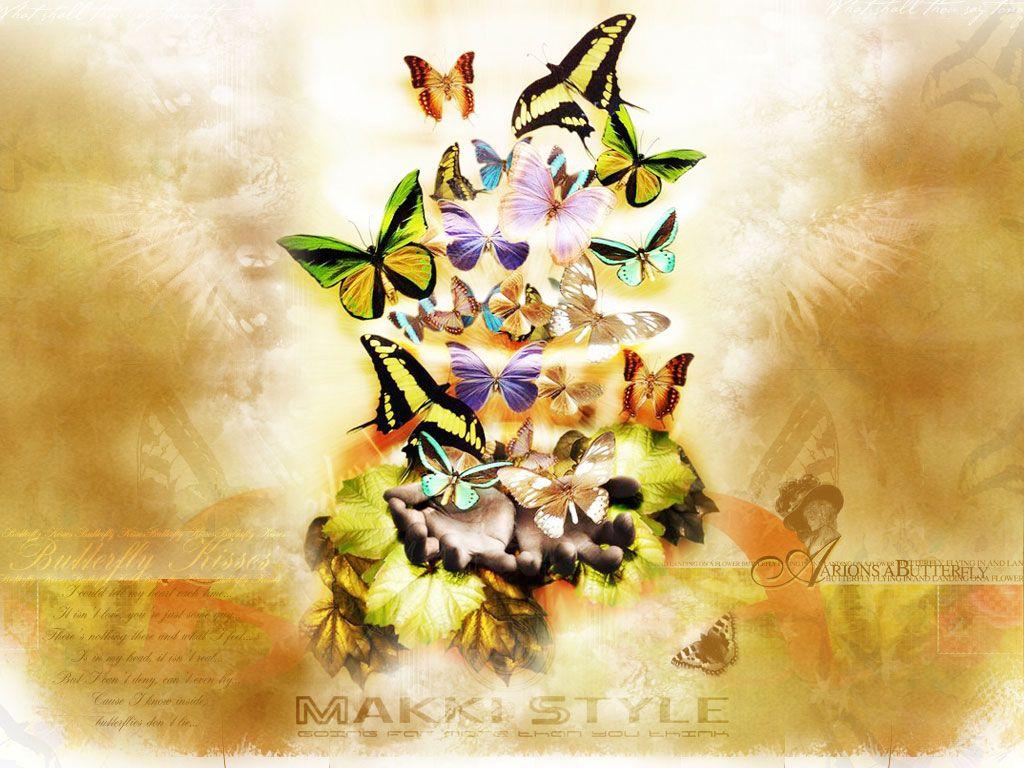 Fall Butterfly Wallpapers - Top Free Fall Butterfly Backgrounds ...