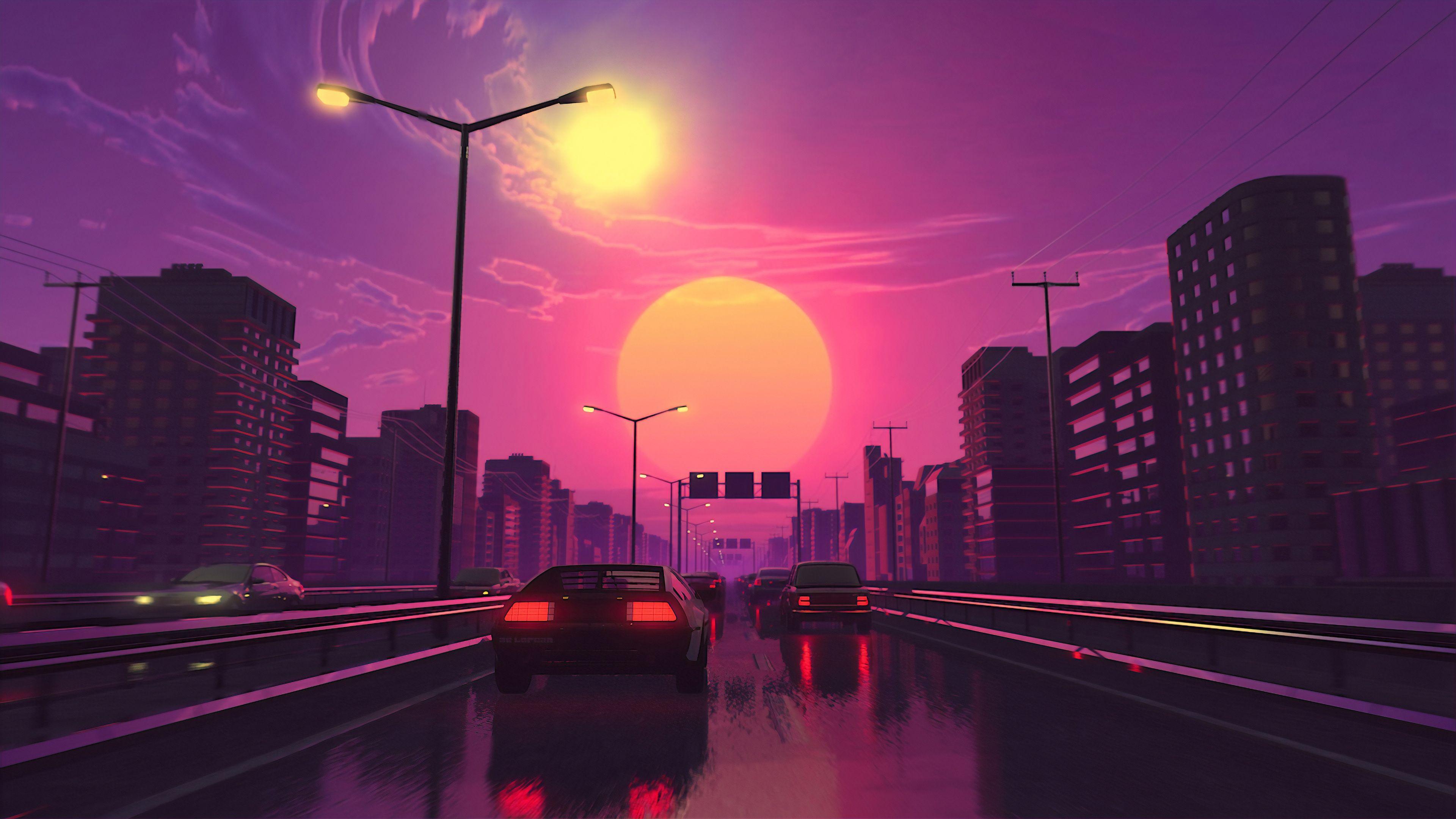 Retrowave 4k Wallpapers - Top Free Retrowave 4k Backgrounds ...