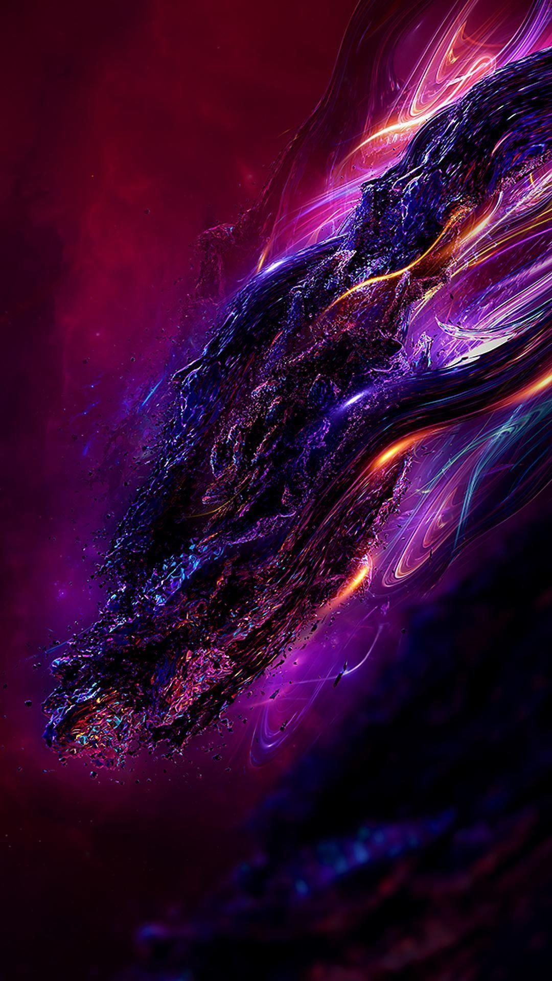 Neon Purple Dragon Wallpapers - Top Free Neon Purple Dragon Backgrounds ...