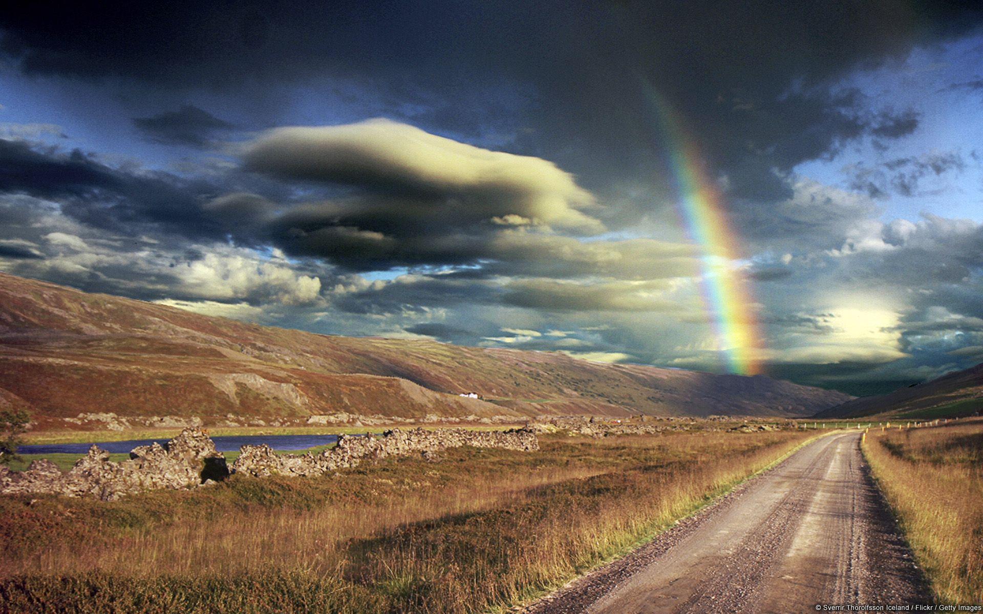 Rainbow Landscape Wallpapers - Top Free Rainbow Landscape Backgrounds ...
