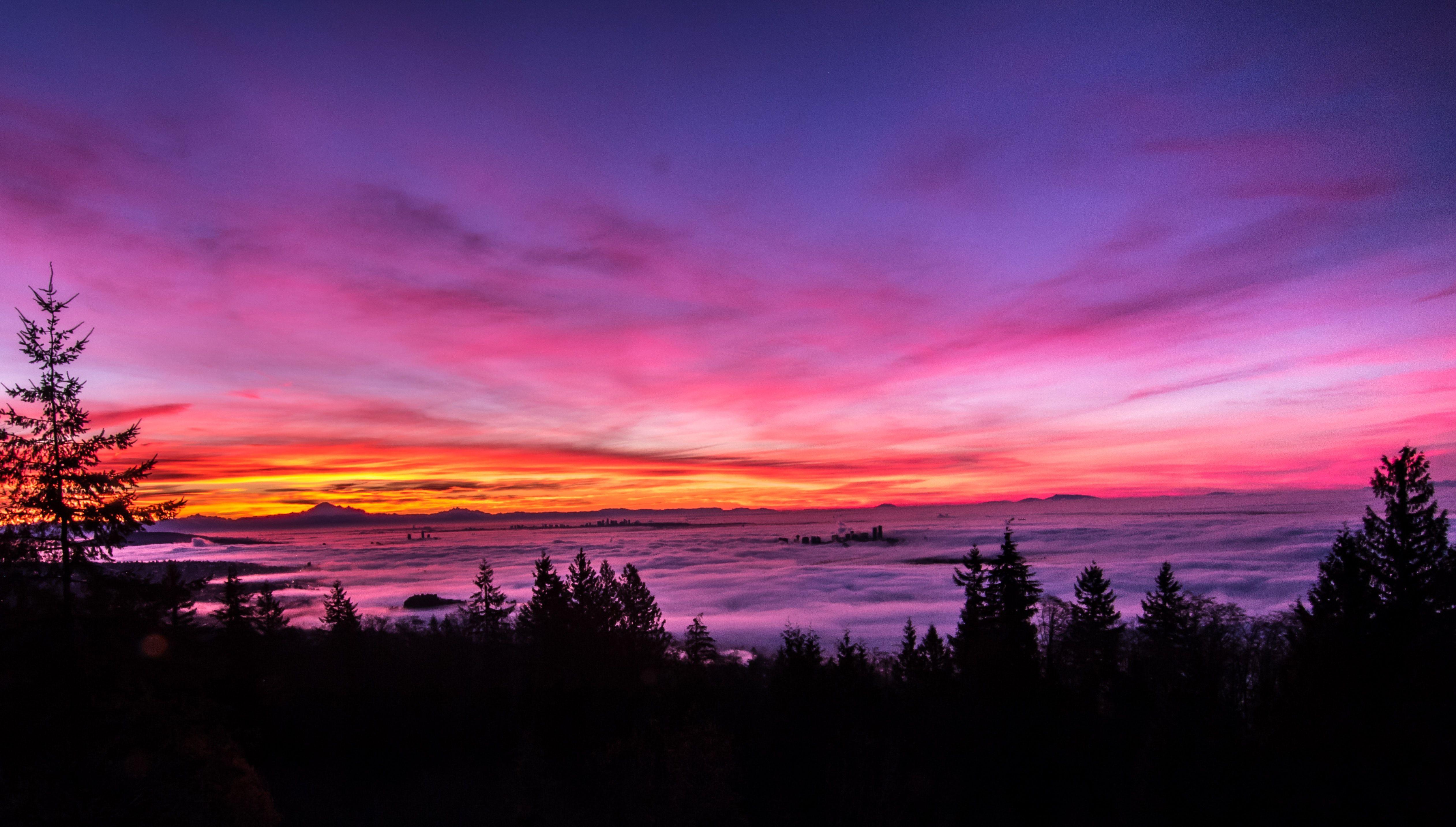 Sunset Landscape Wallpapers - Top Free Sunset Landscape Backgrounds ...