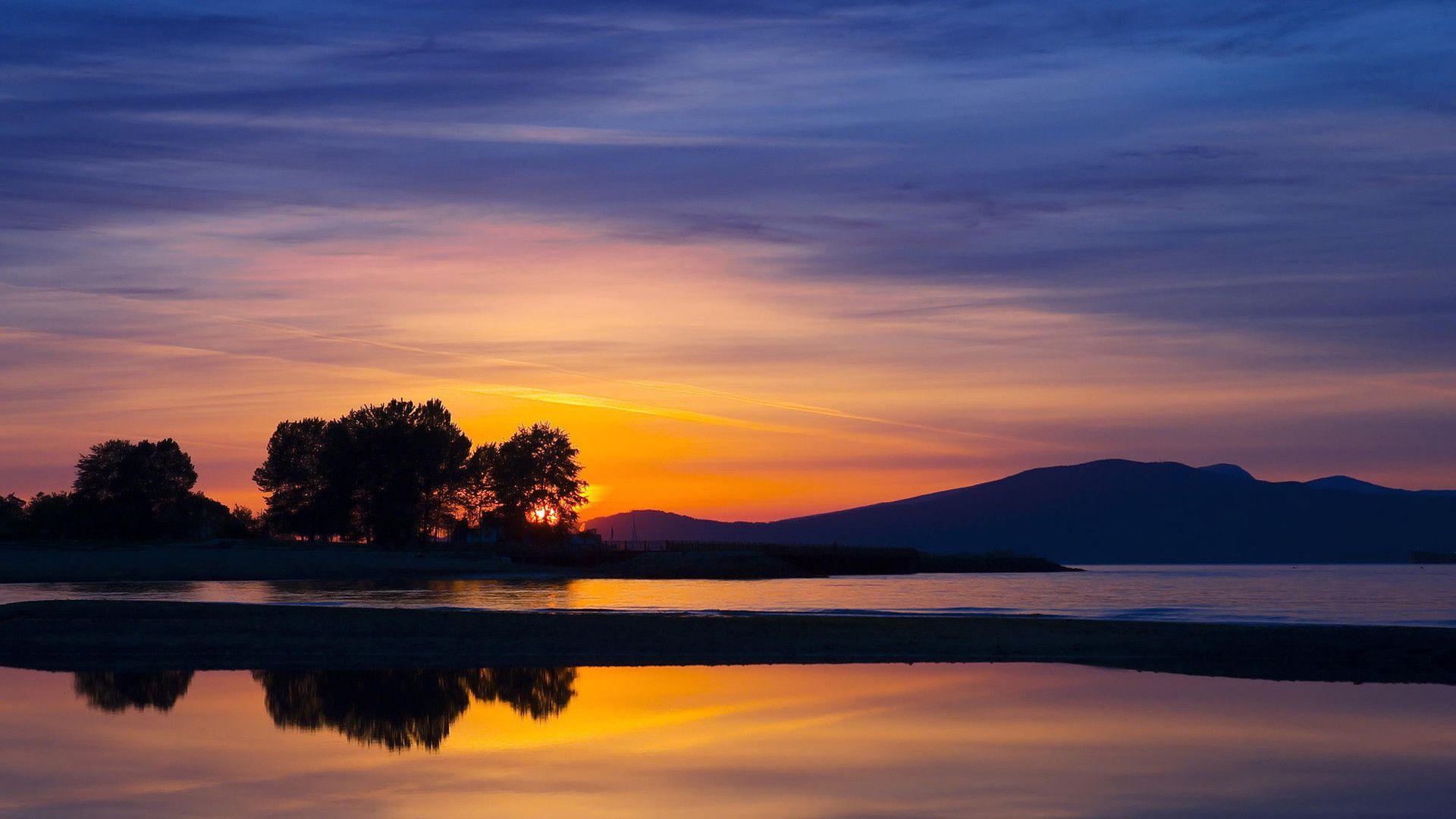 Sunset Landscape Wallpapers - Top Free Sunset Landscape Backgrounds ...