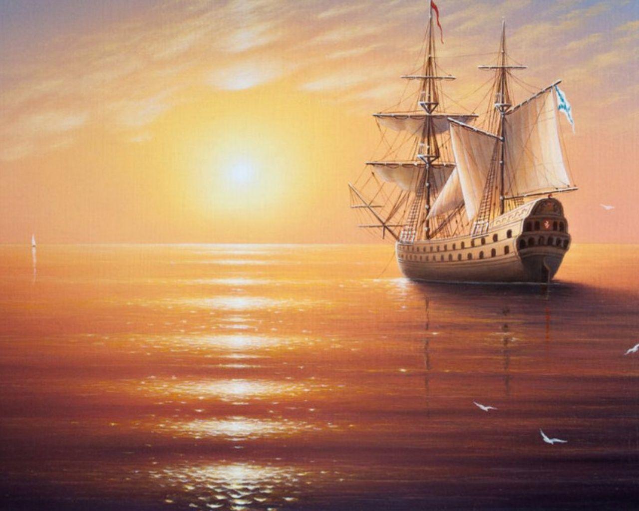 Ship Sunset Wallpapers - Top Free Ship Sunset Backgrounds - WallpaperAccess
