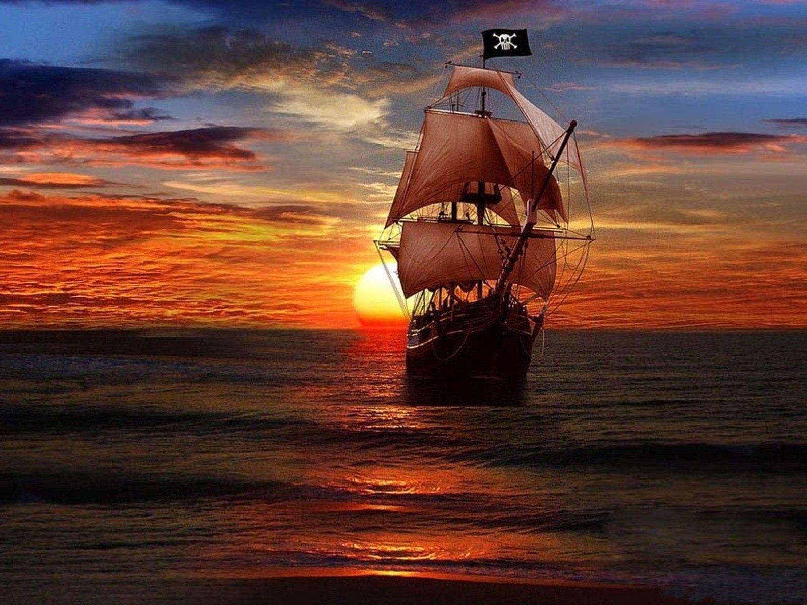 Ship Sunset Wallpapers - Top Free Ship Sunset Backgrounds - WallpaperAccess