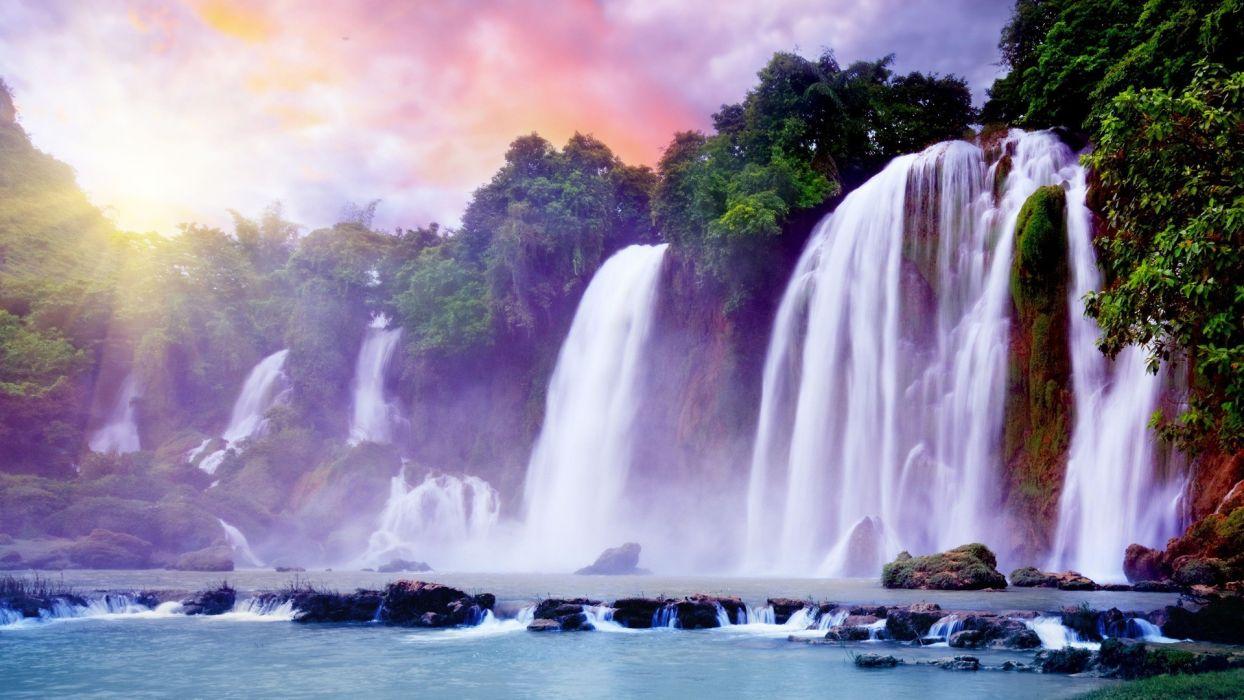 Digital Waterfall Wallpapers - Top Free Digital Waterfall Backgrounds ...