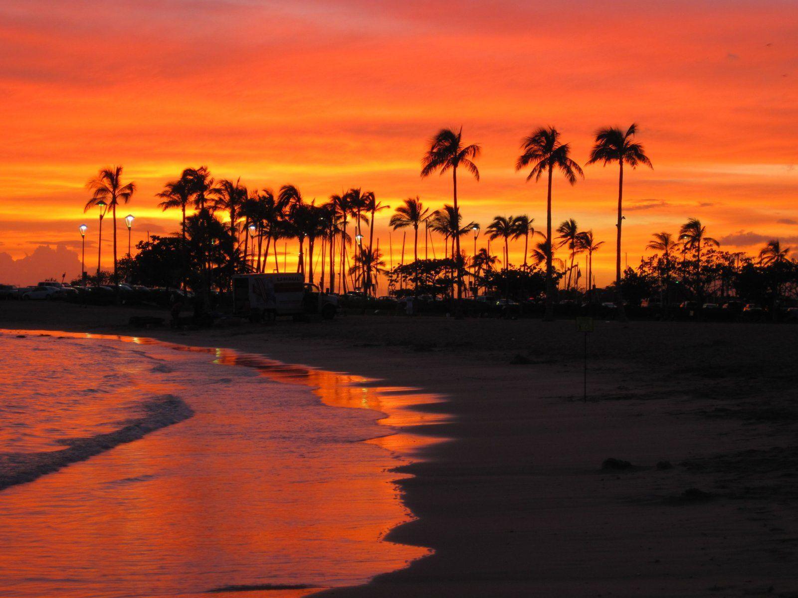 Oahu Sunset Wallpapers - Top Free Oahu Sunset Backgrounds - WallpaperAccess