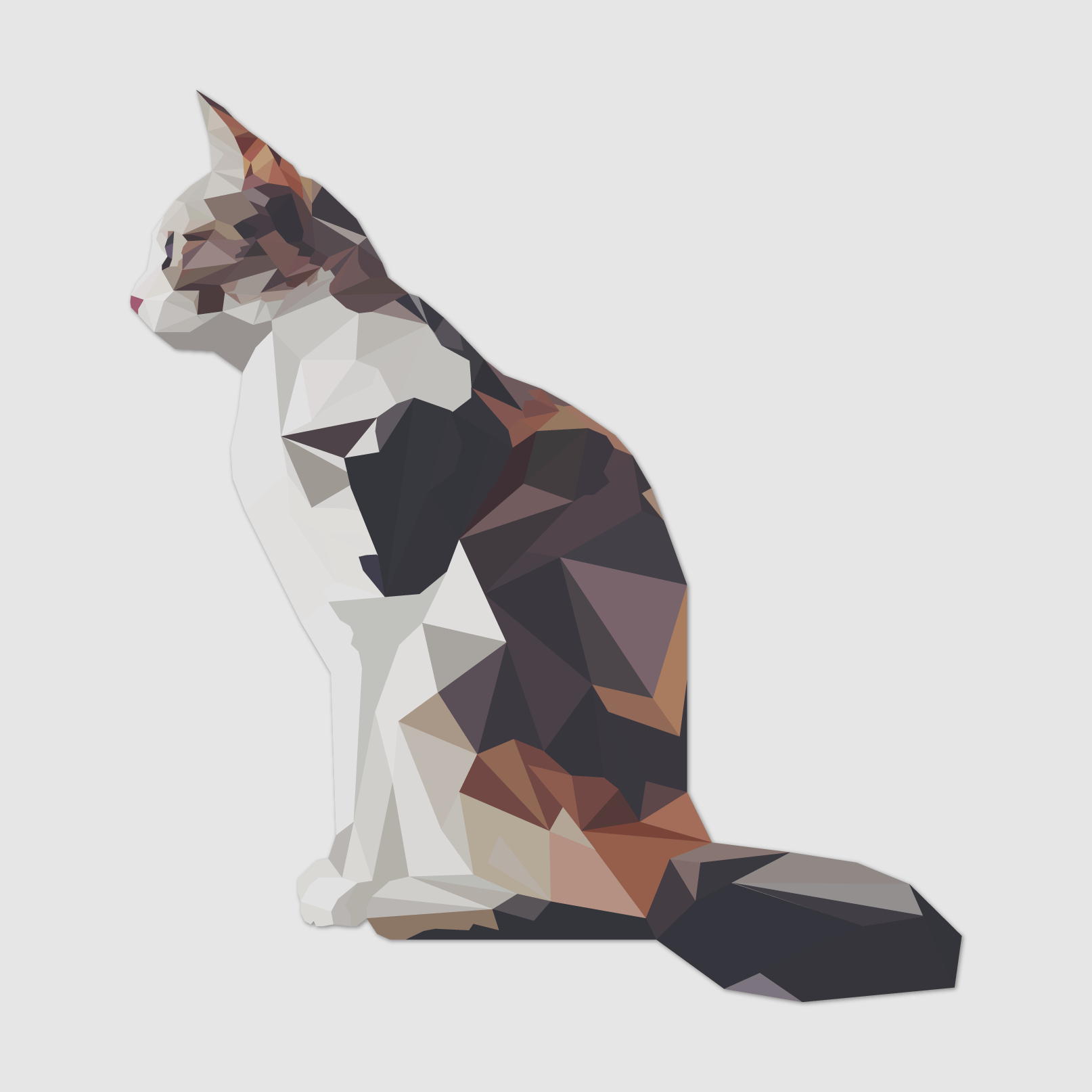 Geometric Cat Wallpapers - Top Free Geometric Cat Backgrounds ...