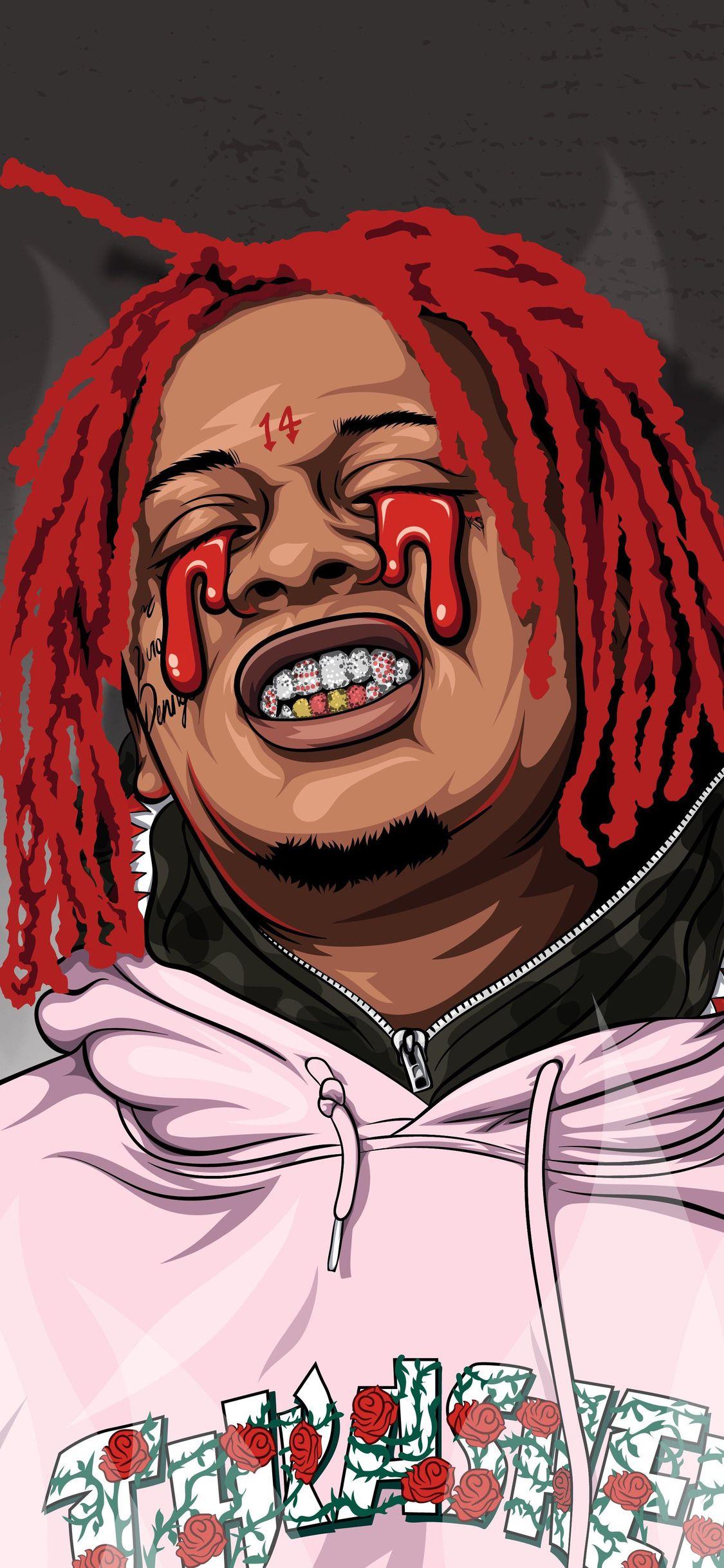 Trippie Red Wallpapers - Top Free Trippie Red Backgrounds - WallpaperAccess