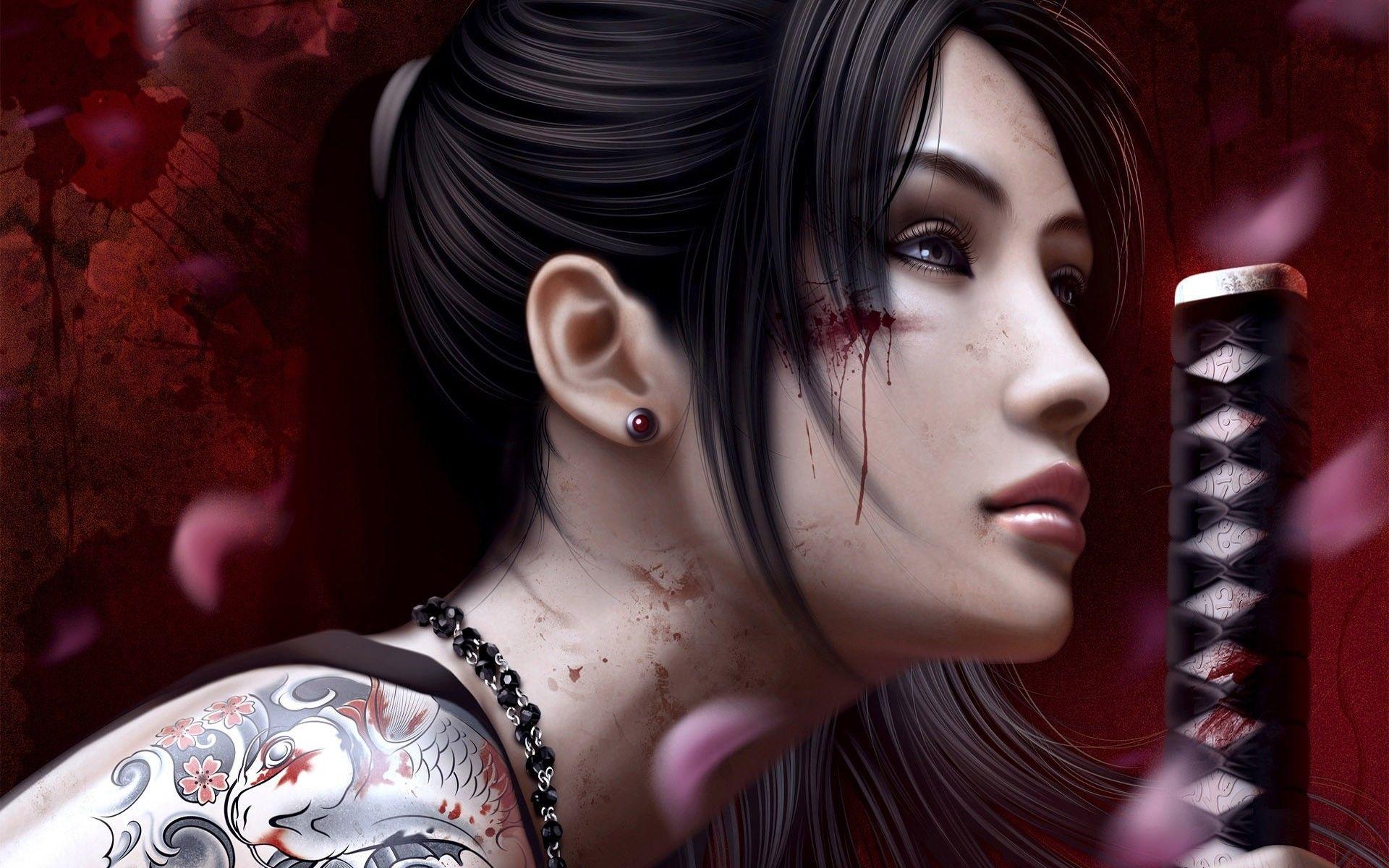 Female Samurai Wallpapers - Top Free Female Samurai Backgrounds ...