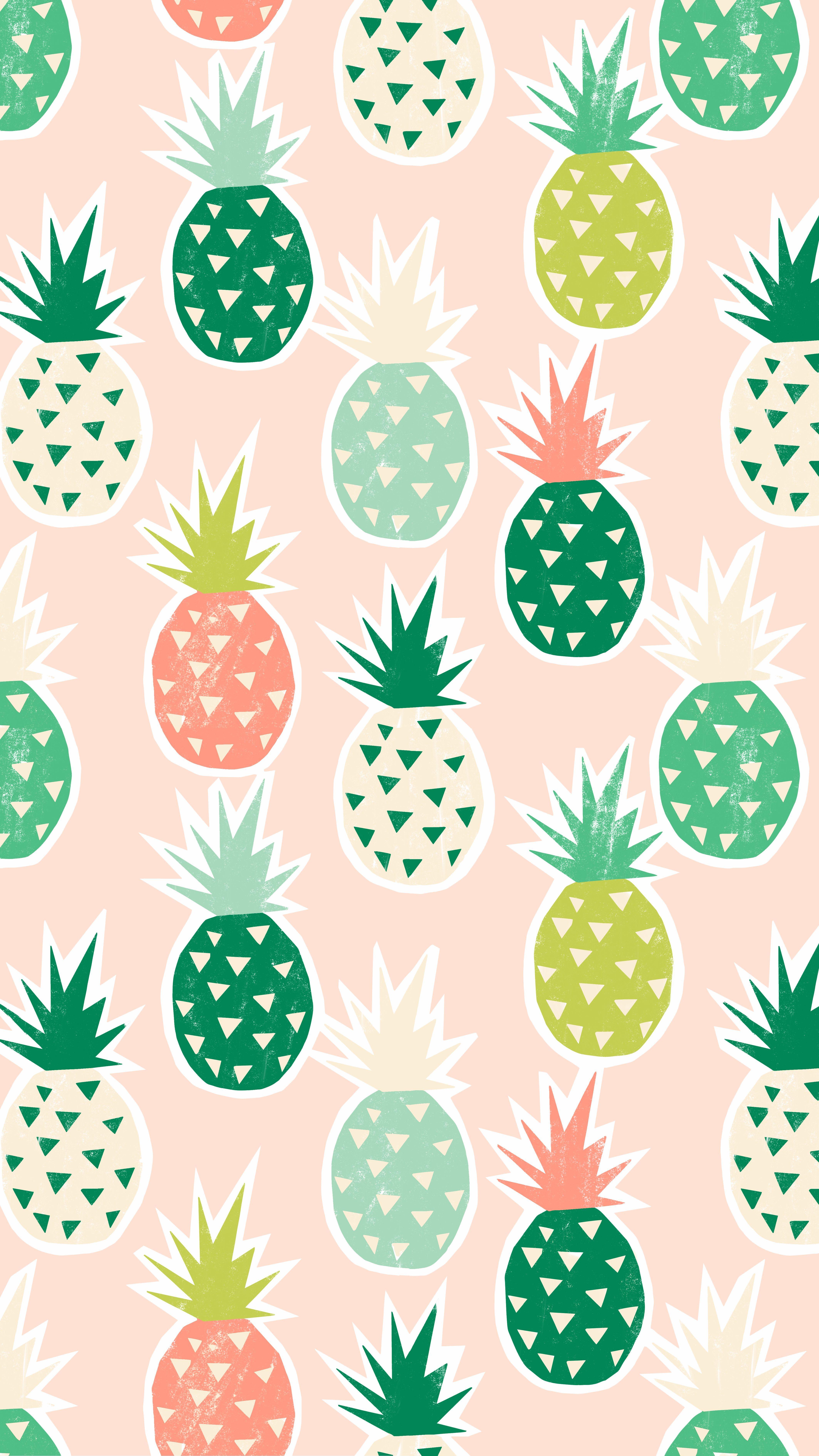 Pineapple Print Wallpapers - Top Free Pineapple Print Backgrounds - WallpaperAccess