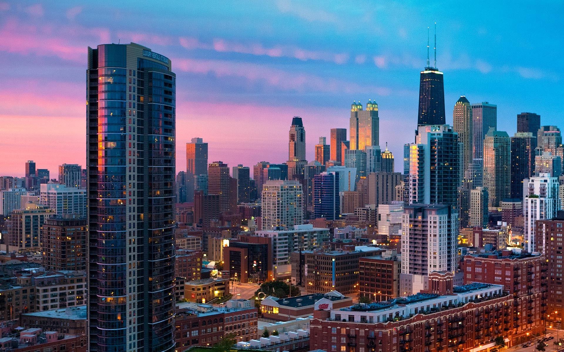 Chicago Cityscape Wallpapers - Top Free Chicago Cityscape Backgrounds ...