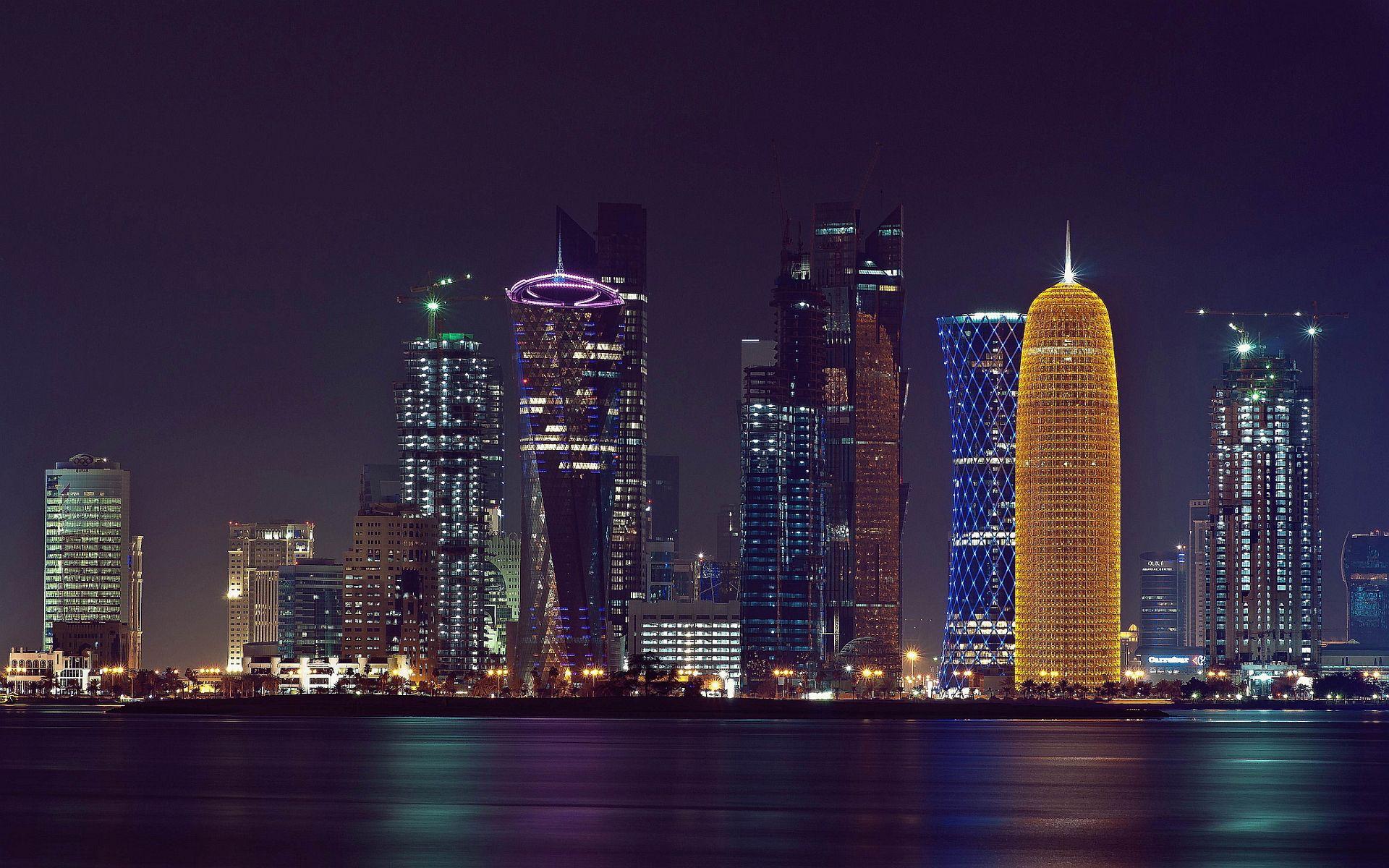Qatar Skyline Wallpapers - Top Free Qatar Skyline Backgrounds ...