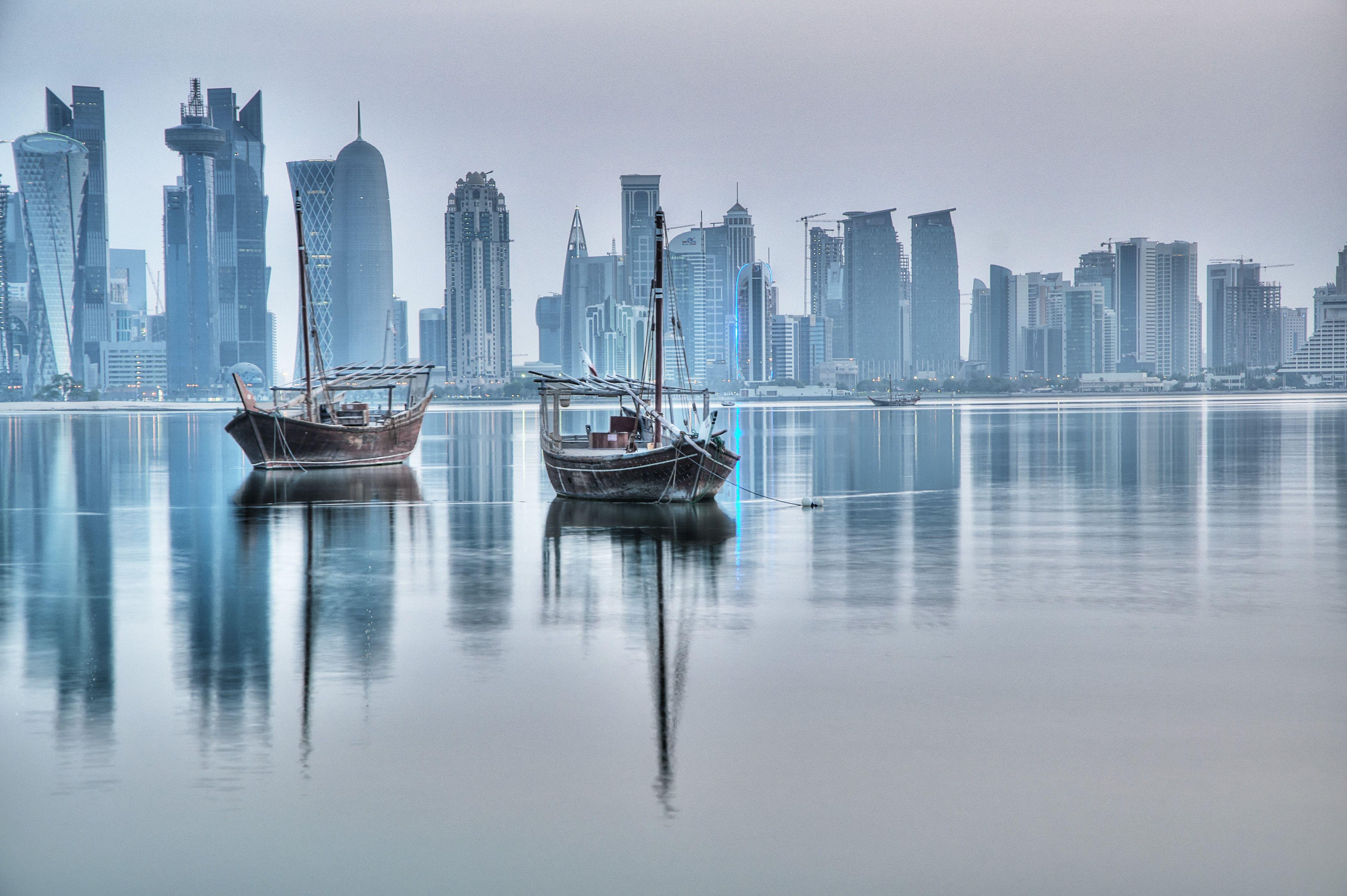 Qatar Skyline Wallpapers - Top Free Qatar Skyline Backgrounds ...