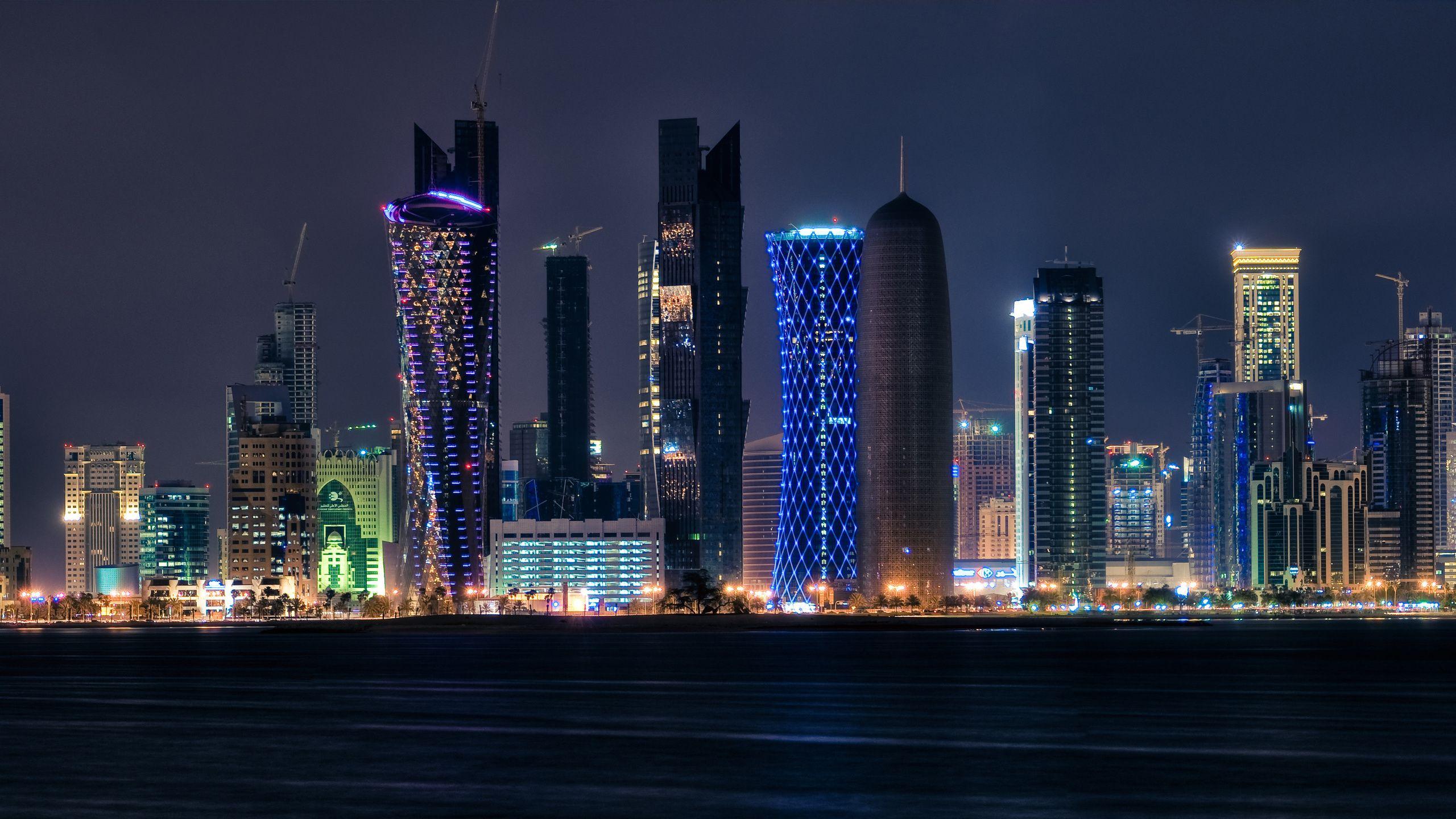 Qatar Skyline Wallpapers - Top Free Qatar Skyline Backgrounds ...