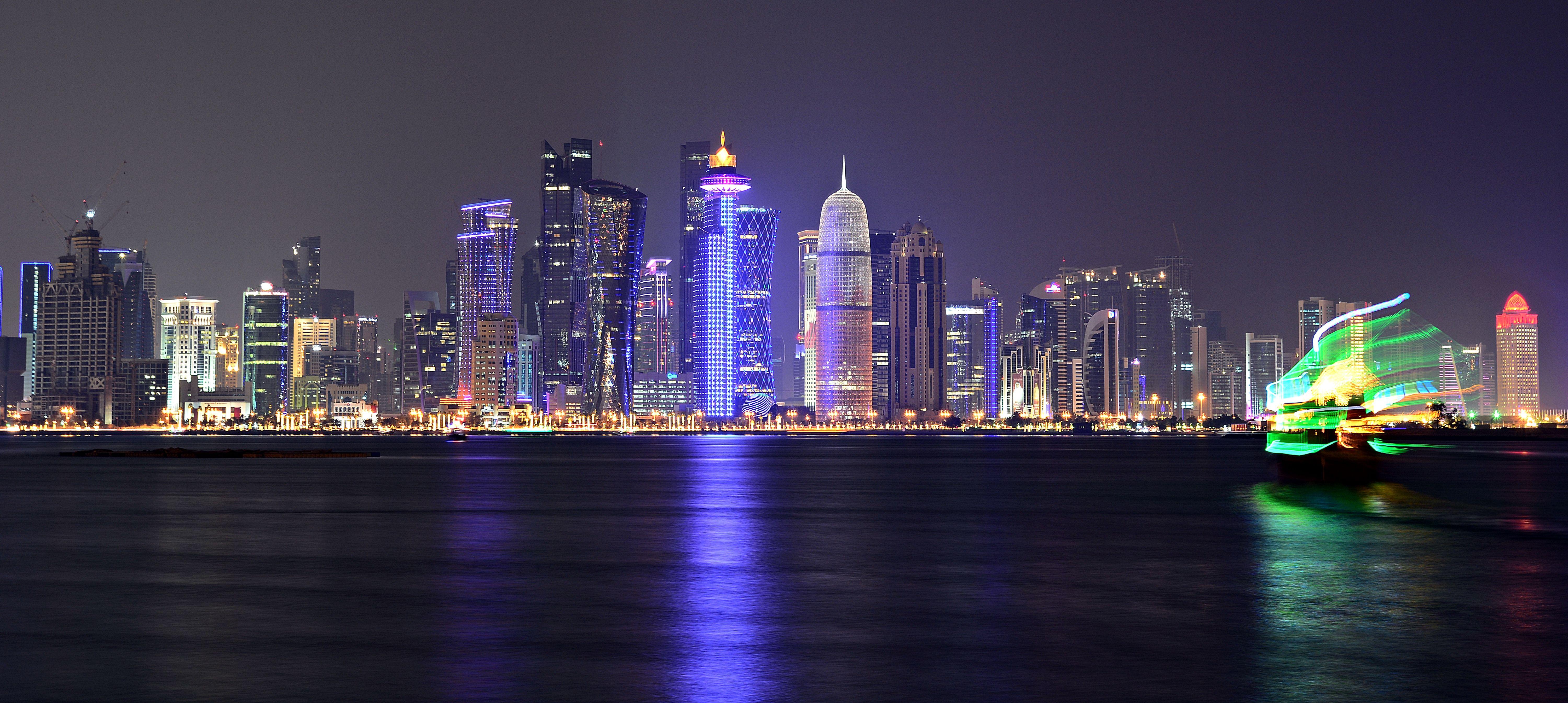 Qatar Skyline Wallpapers - Top Free Qatar Skyline Backgrounds ...