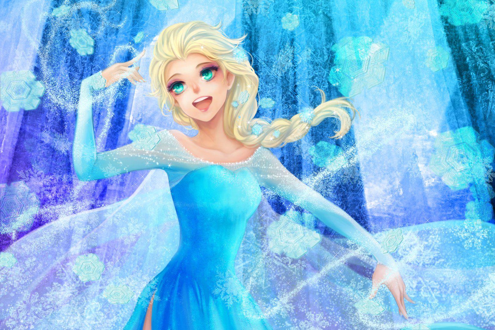 Elsa Anime Wallpapers - Top Free Elsa Anime Backgrounds - WallpaperAccess