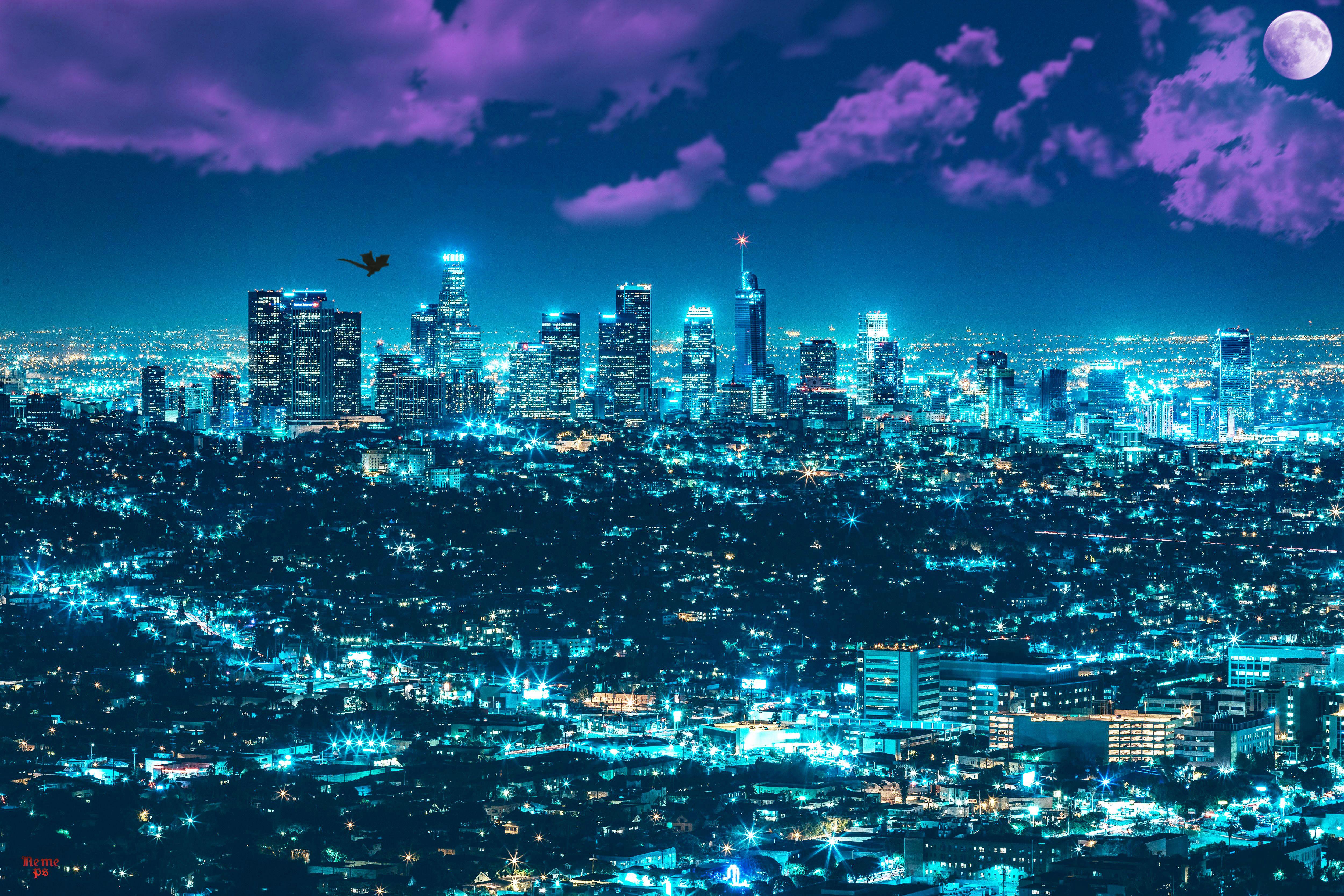 L.A. Skyline Wallpapers - Top Free L.A. Skyline Backgrounds ...