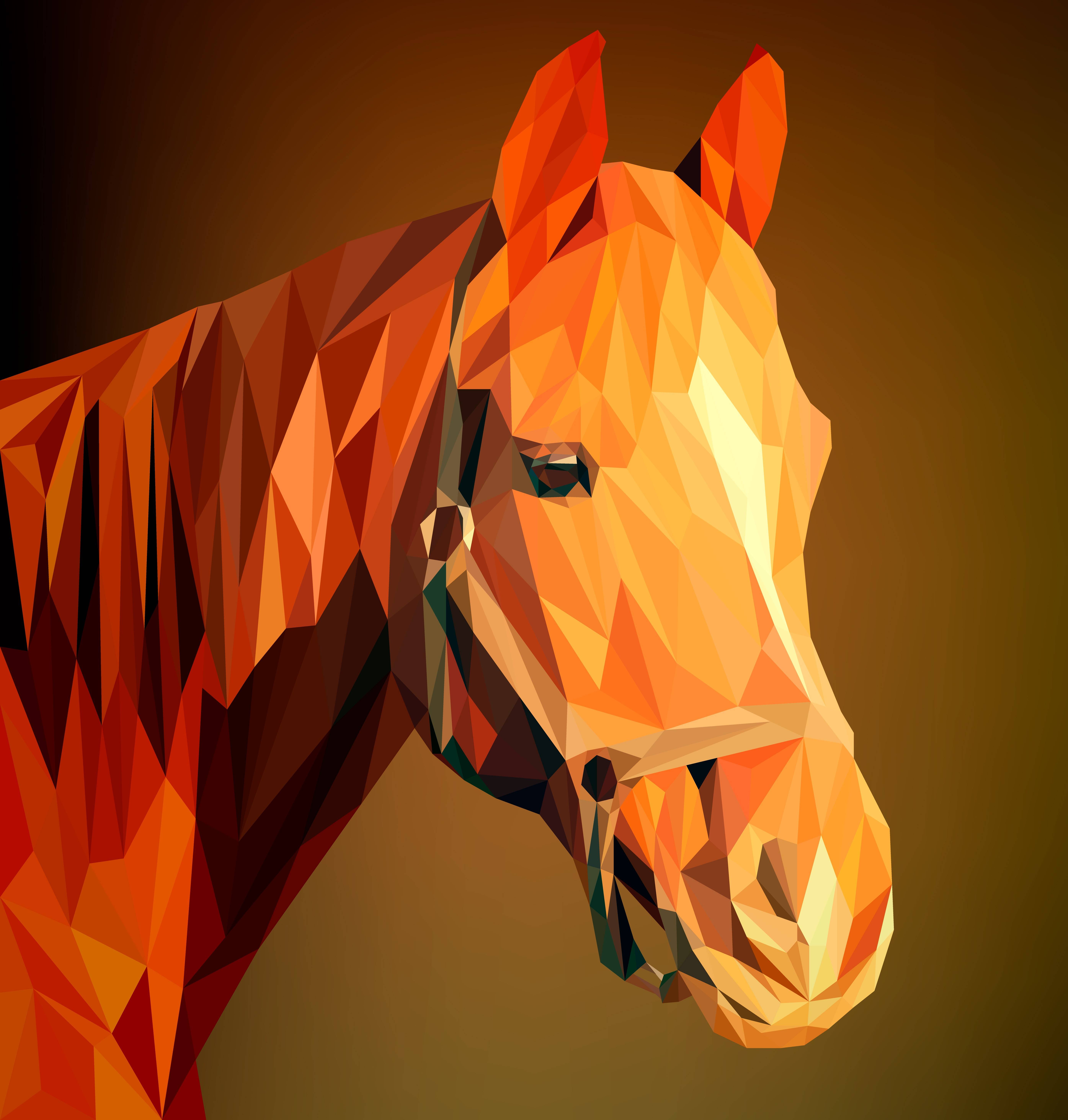 Horse Abstract HD Wallpapers - Top Free Horse Abstract HD Backgrounds ...