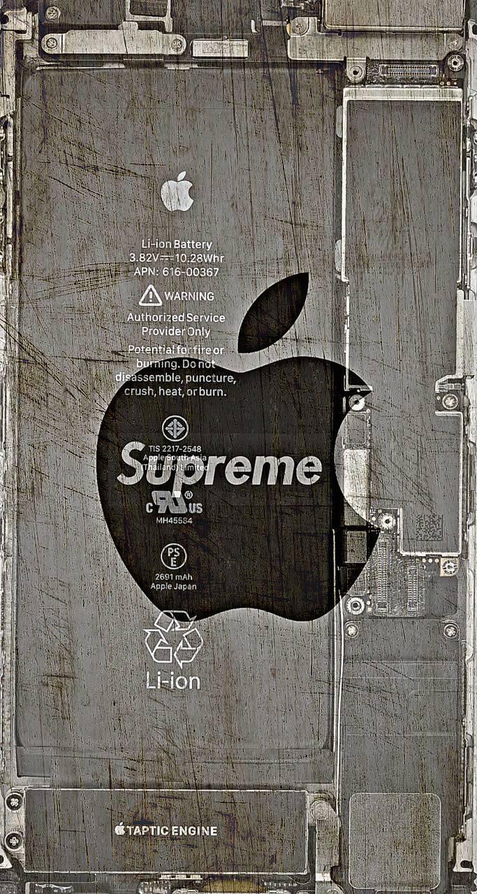 Supreme Apple Wallpapers - Top Free Supreme Apple Backgrounds ...