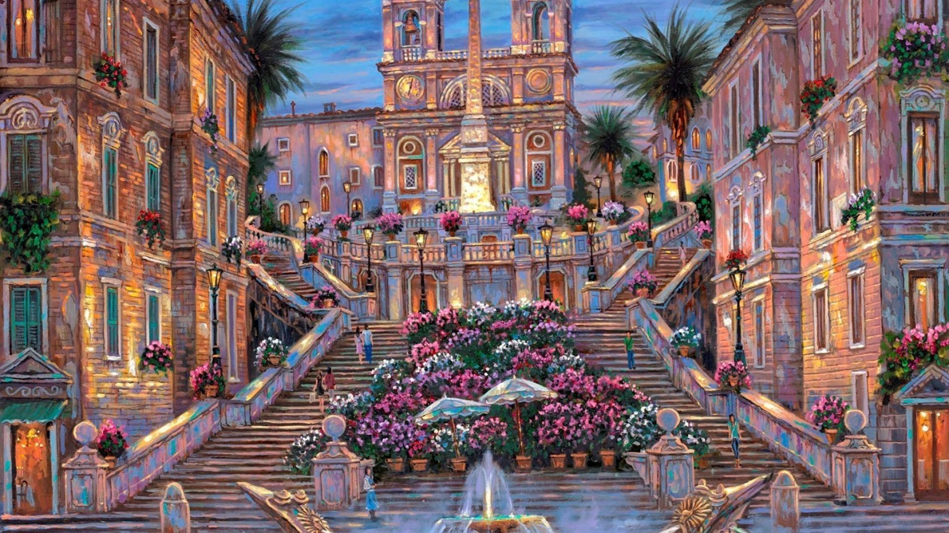Italy Paintings Wallpapers - Top Free Italy Paintings Backgrounds ...