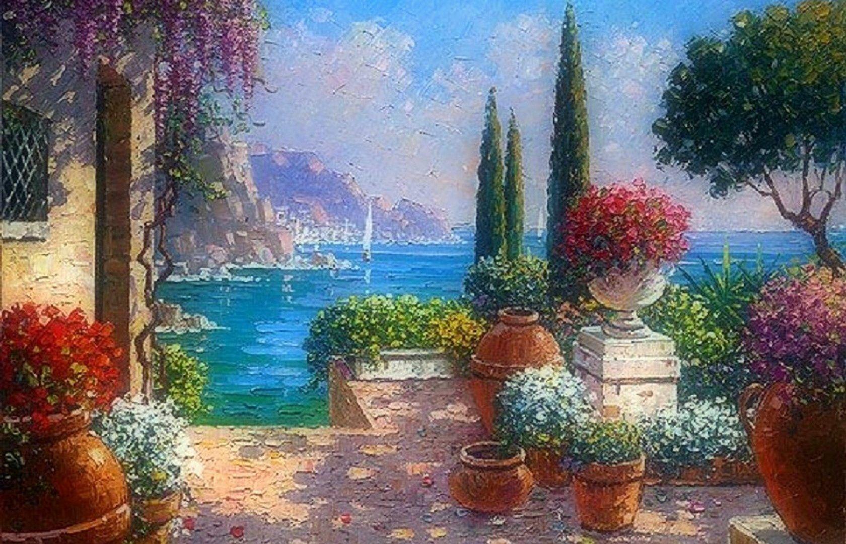 Italy Paintings Wallpapers - Top Free Italy Paintings Backgrounds ...