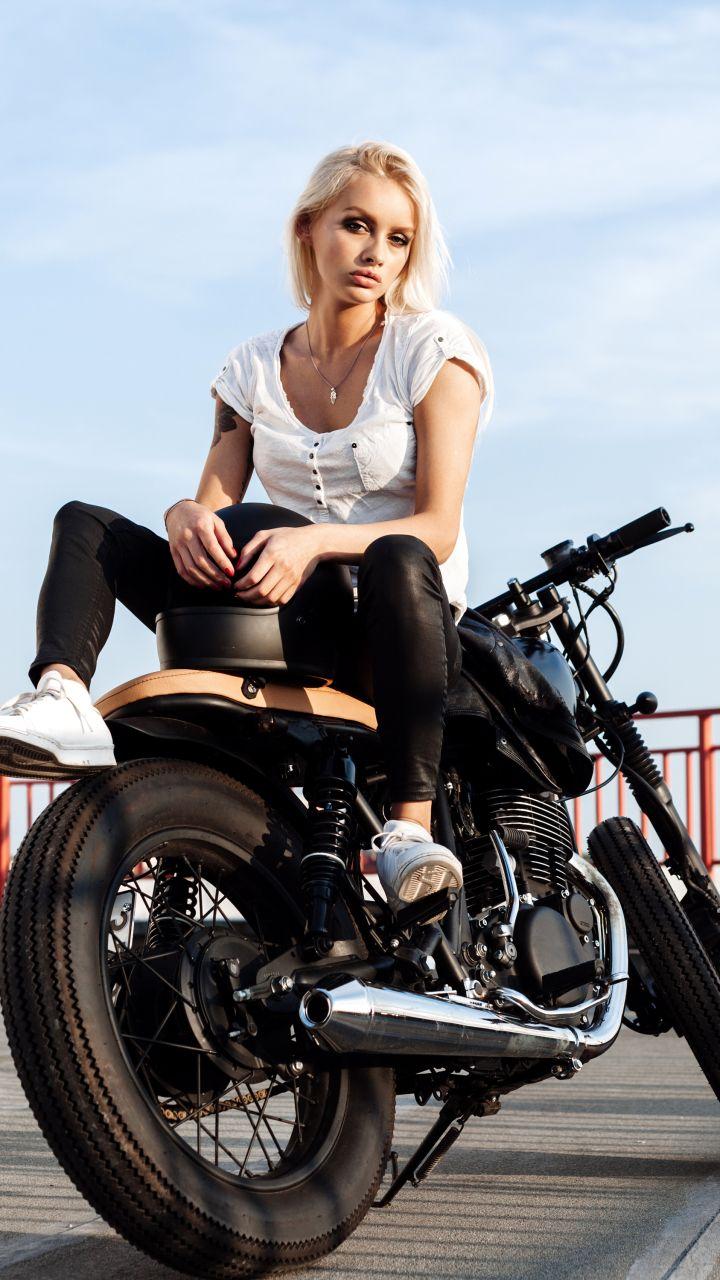 Motorcycle Girl Wallpapers - Top Free Motorcycle Girl Backgrounds - WallpaperAccess