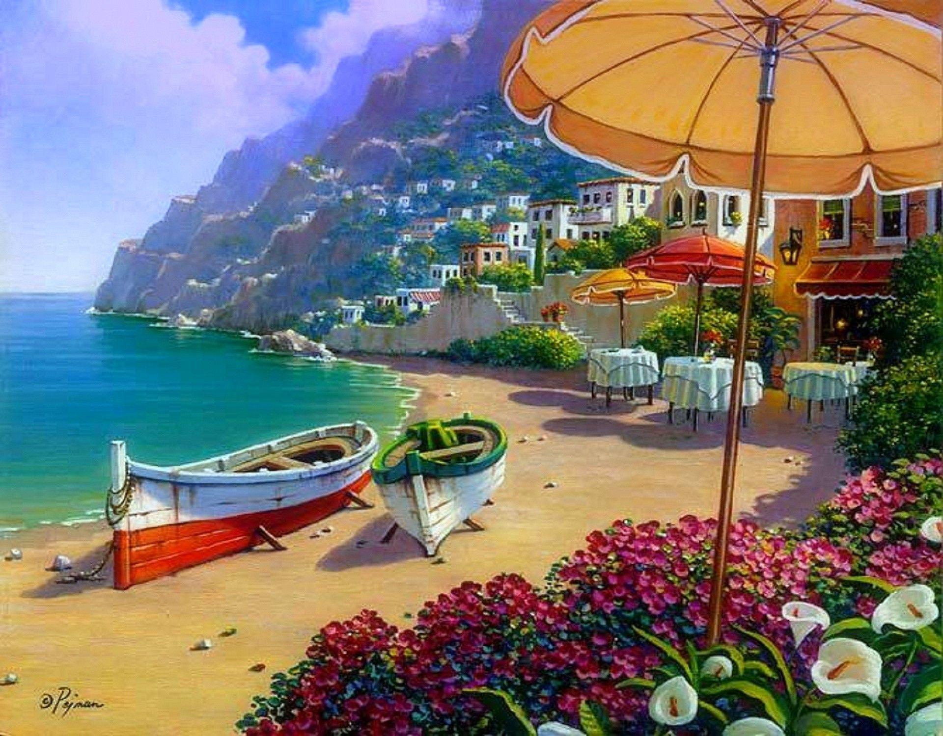 Italy Paintings Wallpapers - Top Free Italy Paintings Backgrounds ...