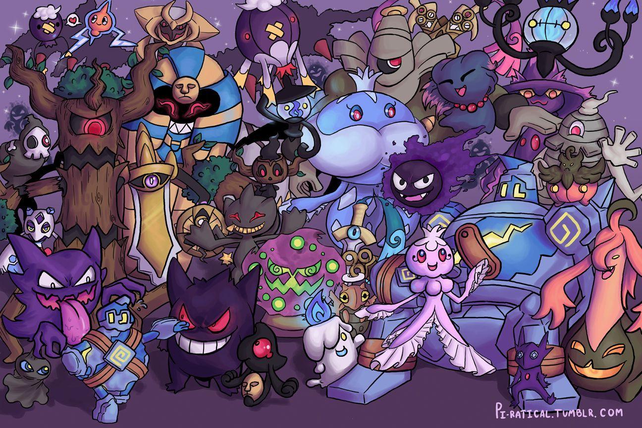 Ghost Type Pokémon Wallpapers - Top Free Ghost Type Pokémon Backgrounds ...