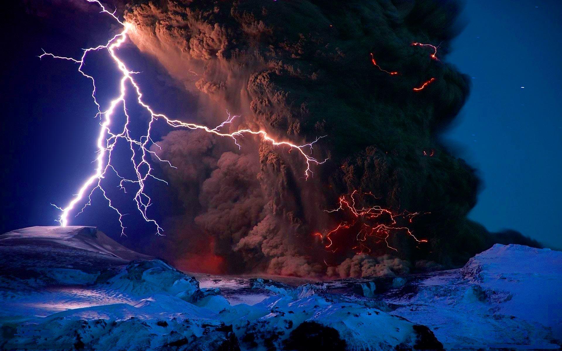 Volcano Lightning Wallpapers - Top Free Volcano Lightning Backgrounds ...