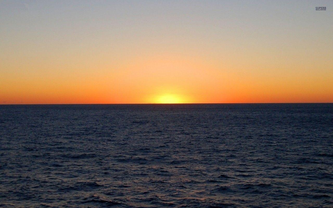 Blue Ocean Sunset Wallpapers - Top Free Blue Ocean Sunset Backgrounds ...