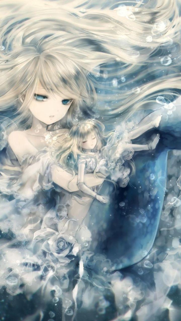 Anime Mermaid Girl Wallpapers - Top Free Anime Mermaid Girl Backgrounds ...