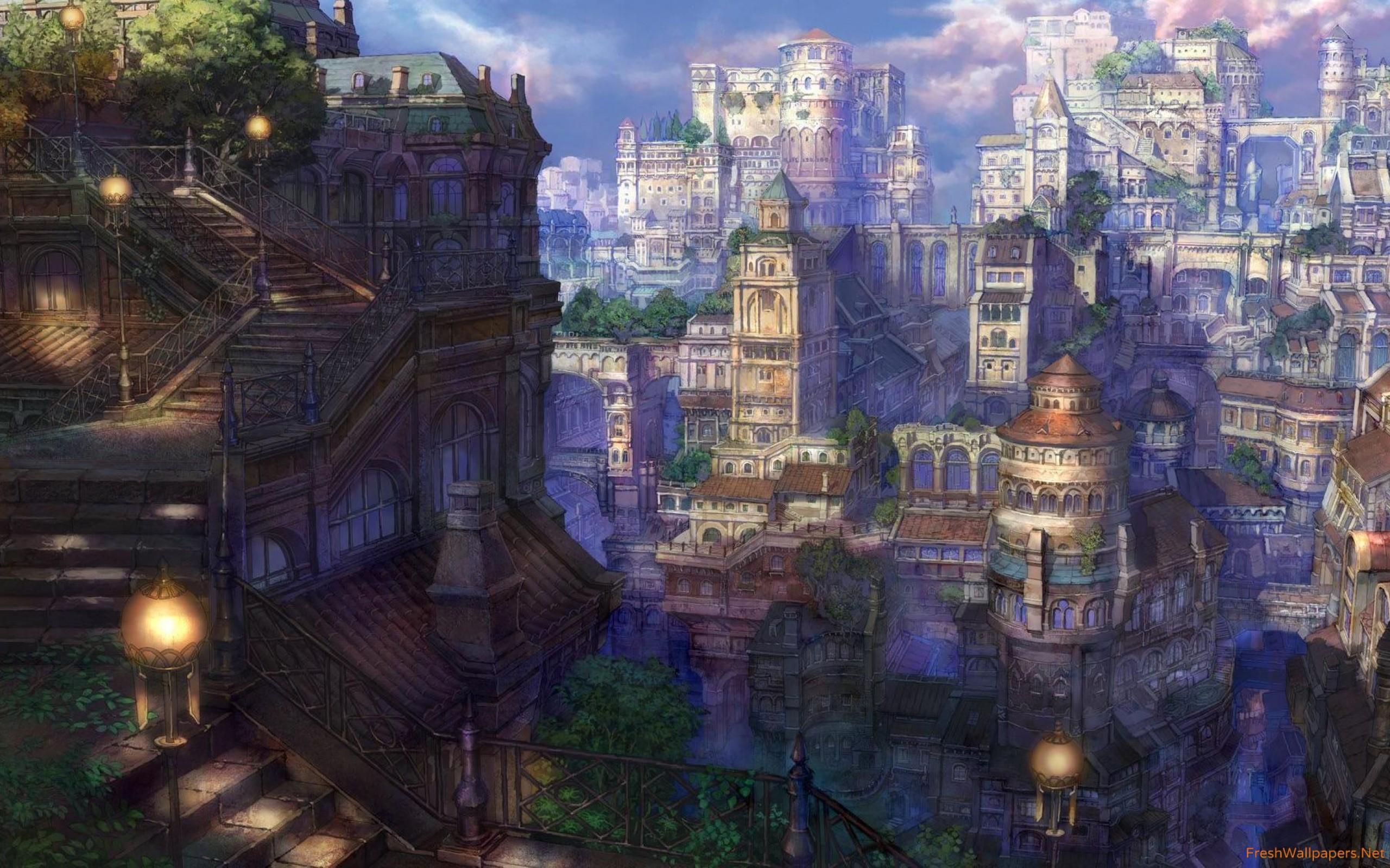 Anime Building Wallpapers - Top Free Anime Building Backgrounds ...