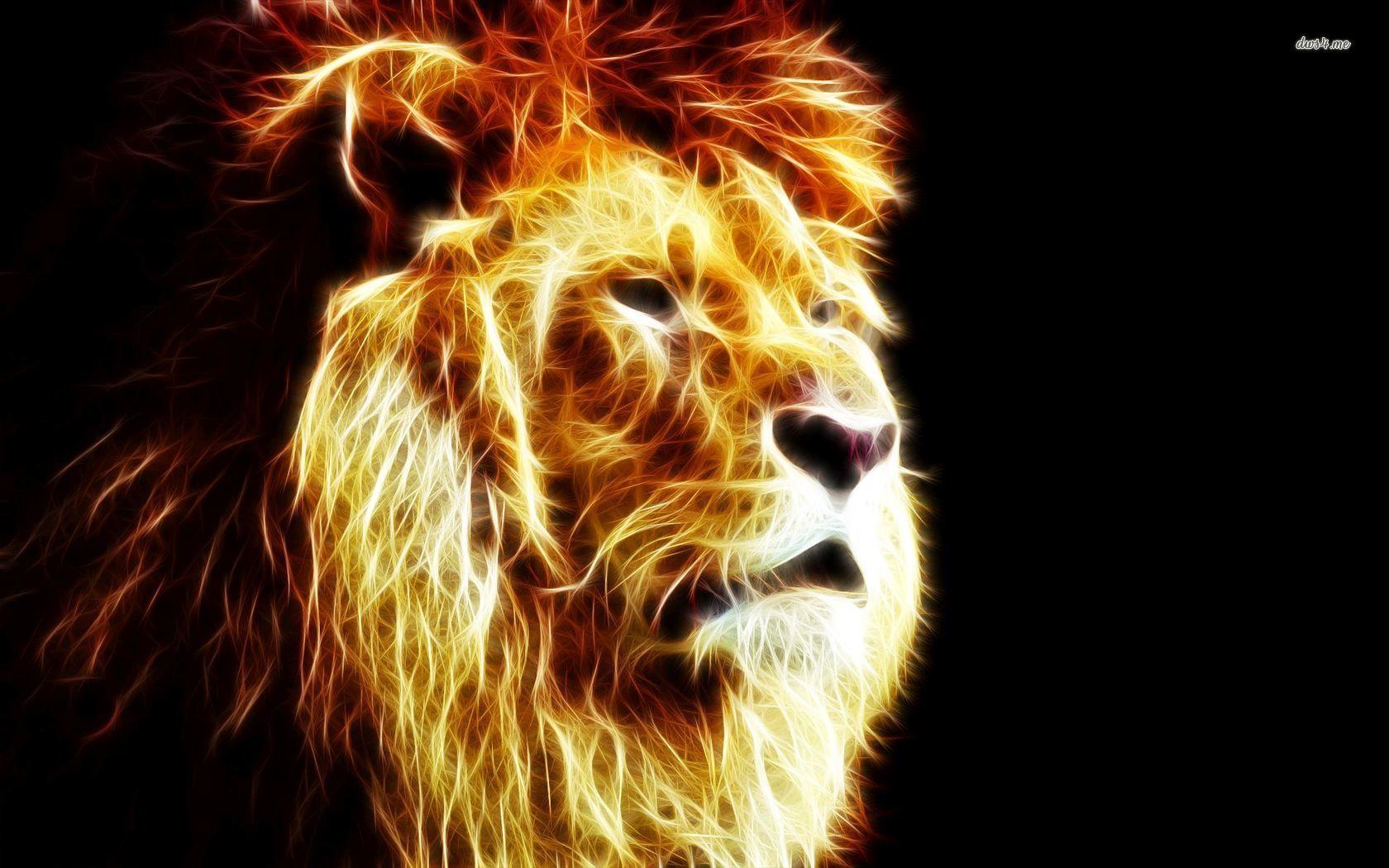 Cool Digital Lion Wallpapers - Top Free Cool Digital Lion Backgrounds ...