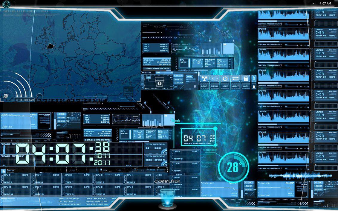 Futuristic HUD Wallpapers - Top Free Futuristic HUD Backgrounds ...