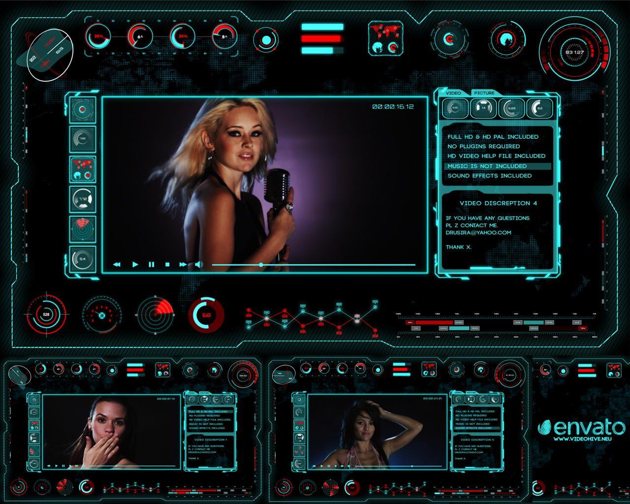 Futuristic HUD Wallpapers - Top Free Futuristic HUD Backgrounds ...