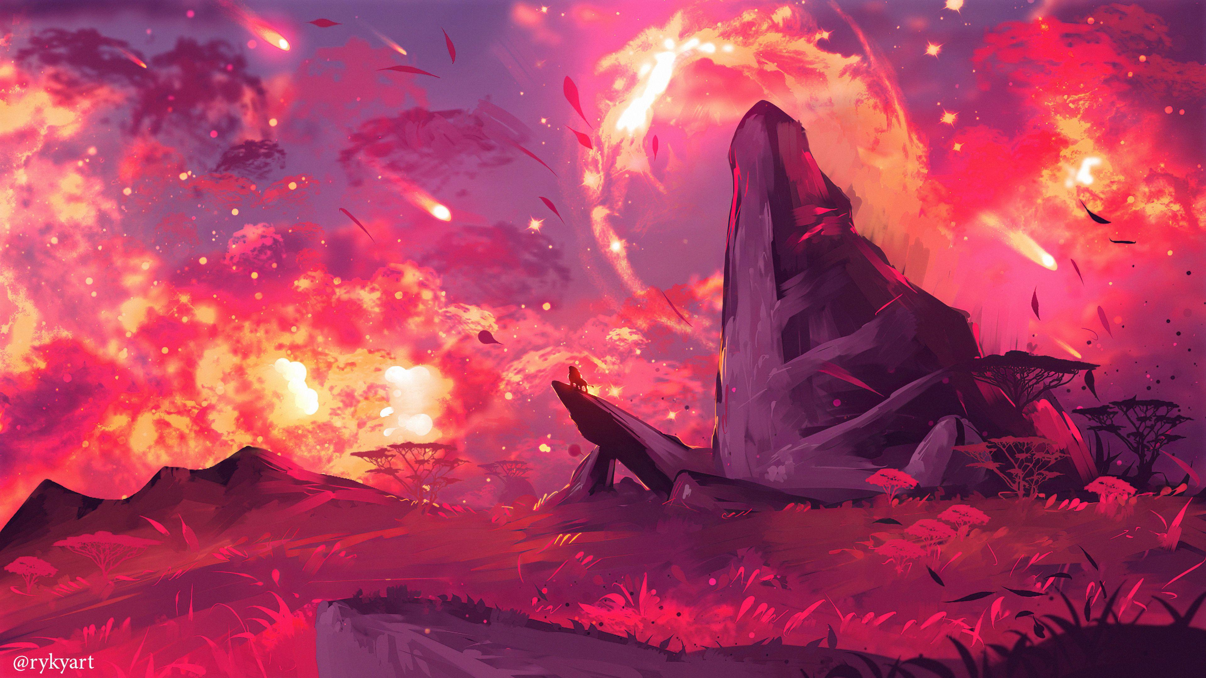 Pink Lion Wallpapers - Top Free Pink Lion Backgrounds - WallpaperAccess