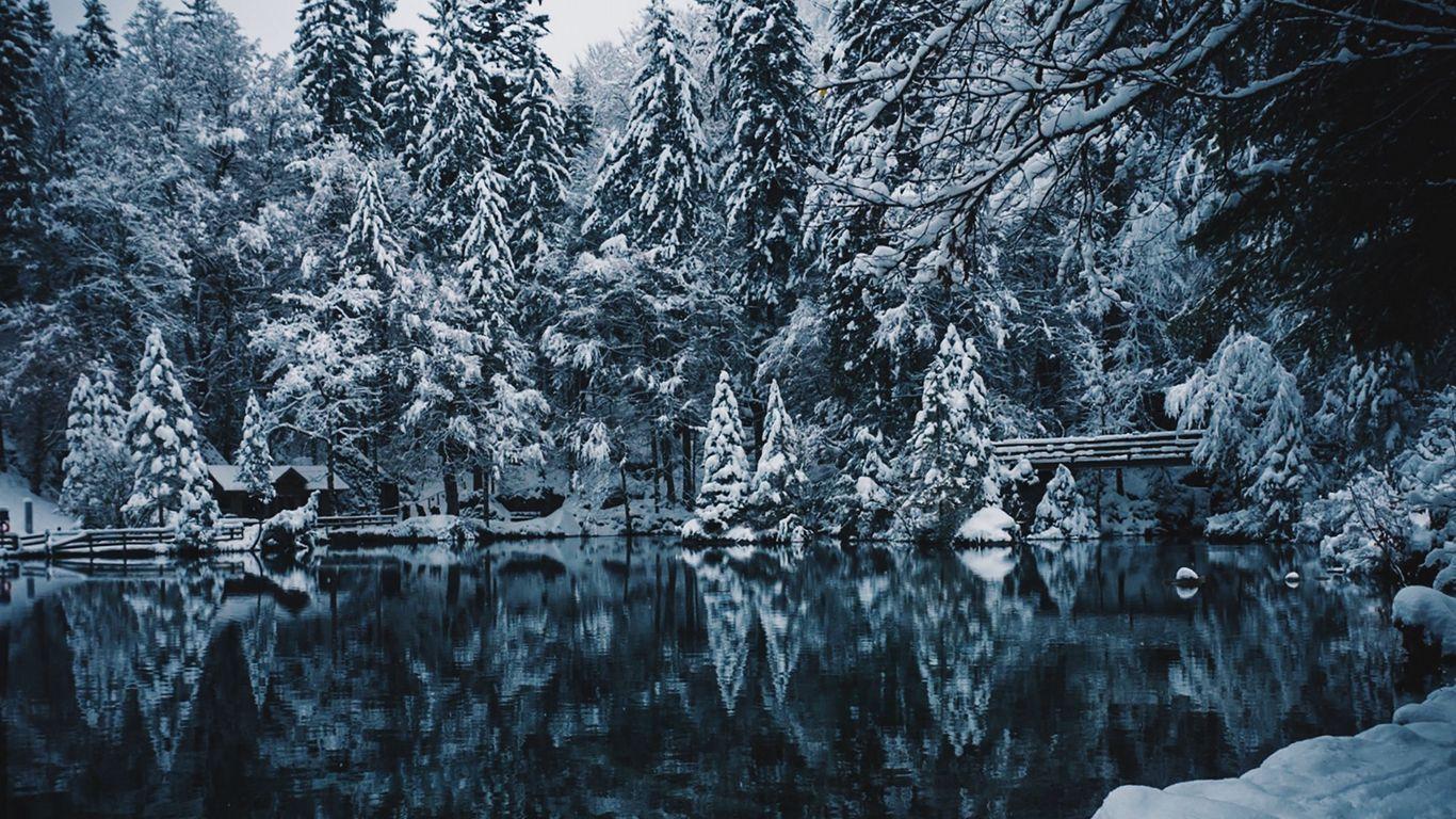 Snowy Lake Wallpapers - Top Free Snowy Lake Backgrounds - WallpaperAccess