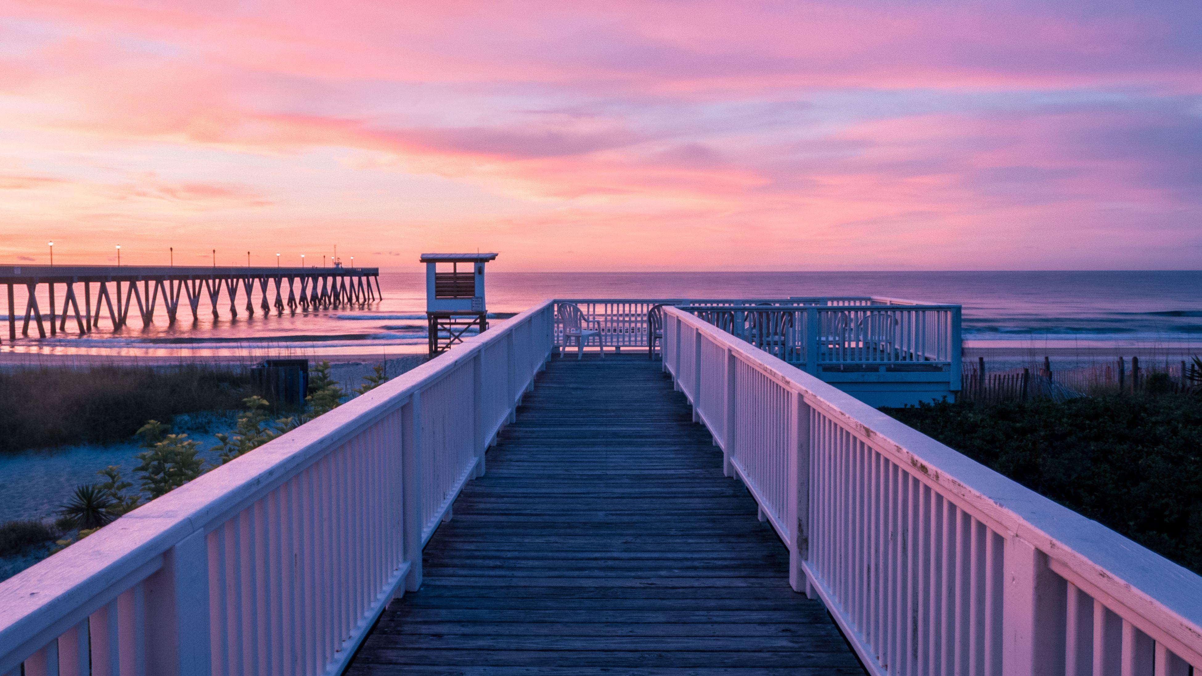 Beach Boardwalk Wallpapers - Top Free Beach Boardwalk Backgrounds ...