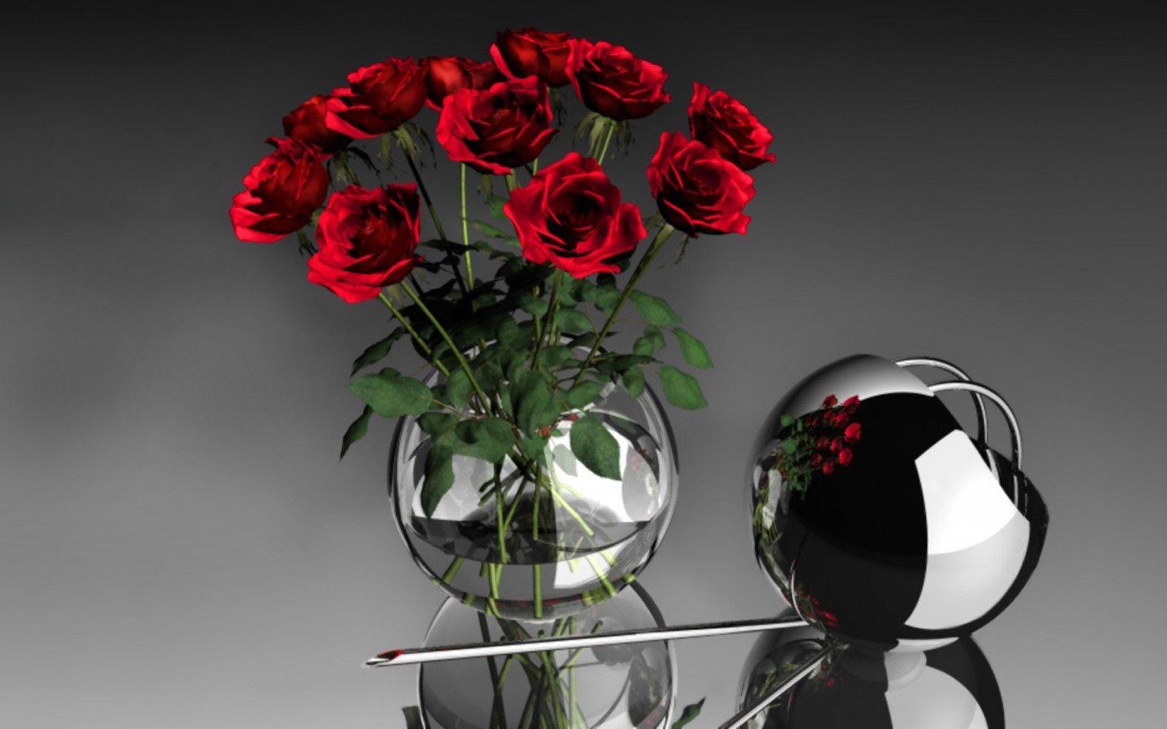 Red Flowers Desktop Wallpapers - Top Free Red Flowers Desktop ...