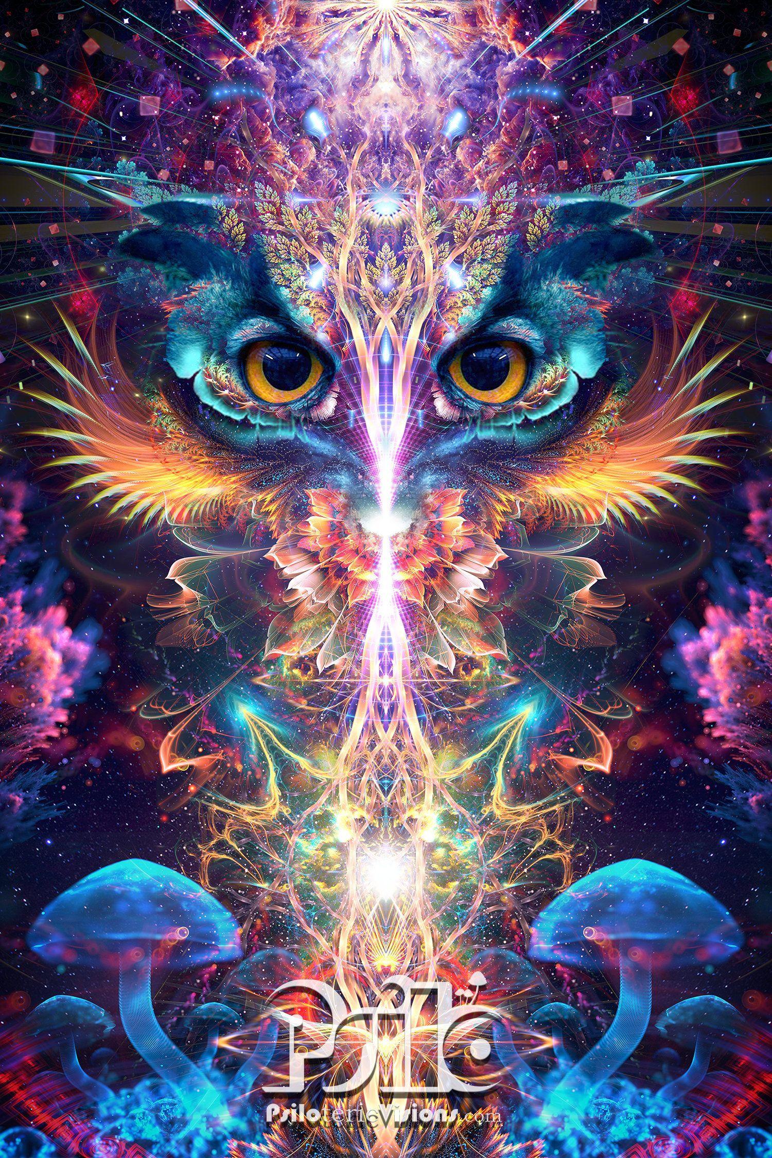 Trippy Owl Wallpapers - Top Free Trippy Owl Backgrounds - WallpaperAccess