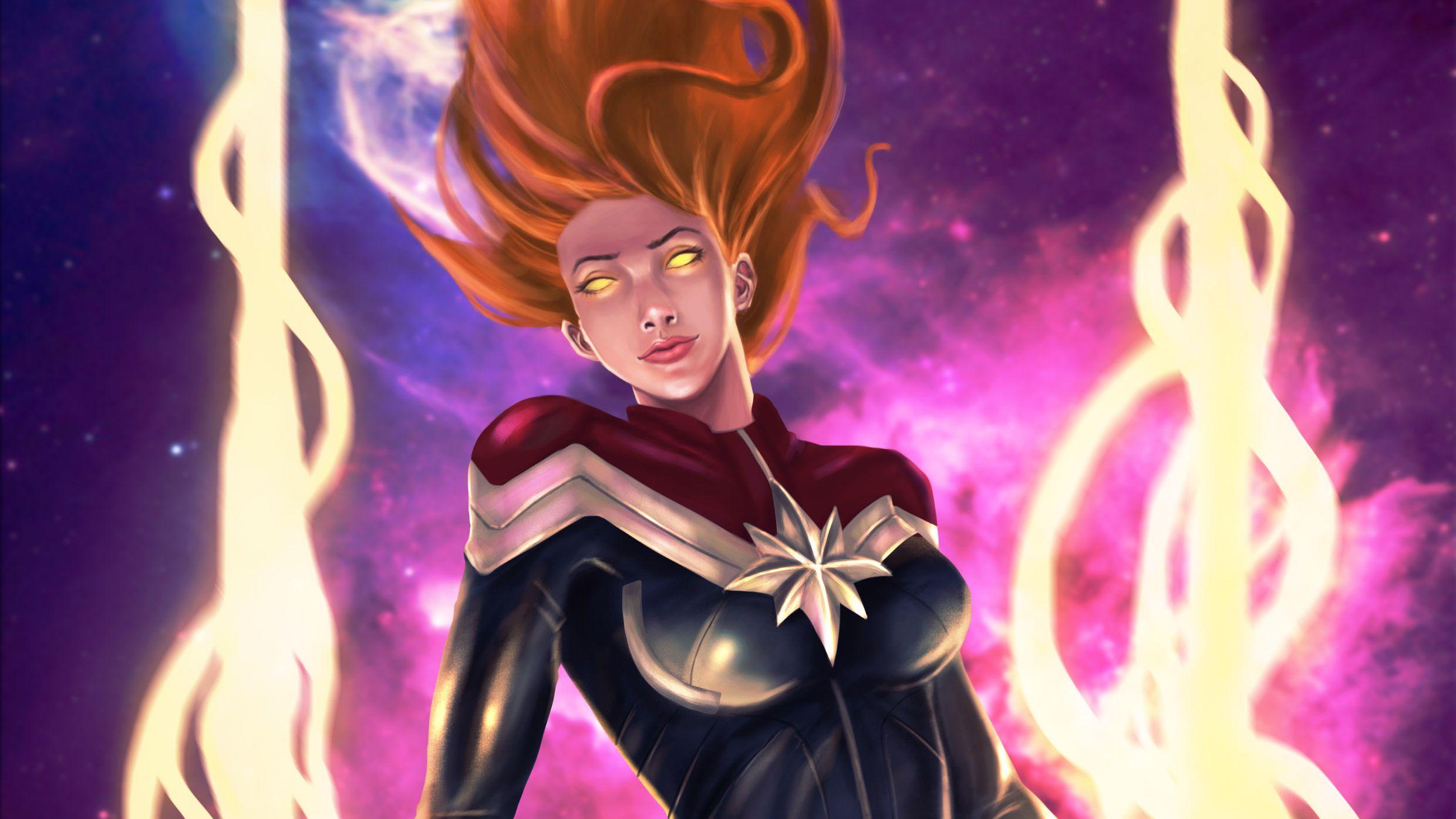 Captain Marvel Comic Wallpapers - Top Free Captain Marvel Comic ...
