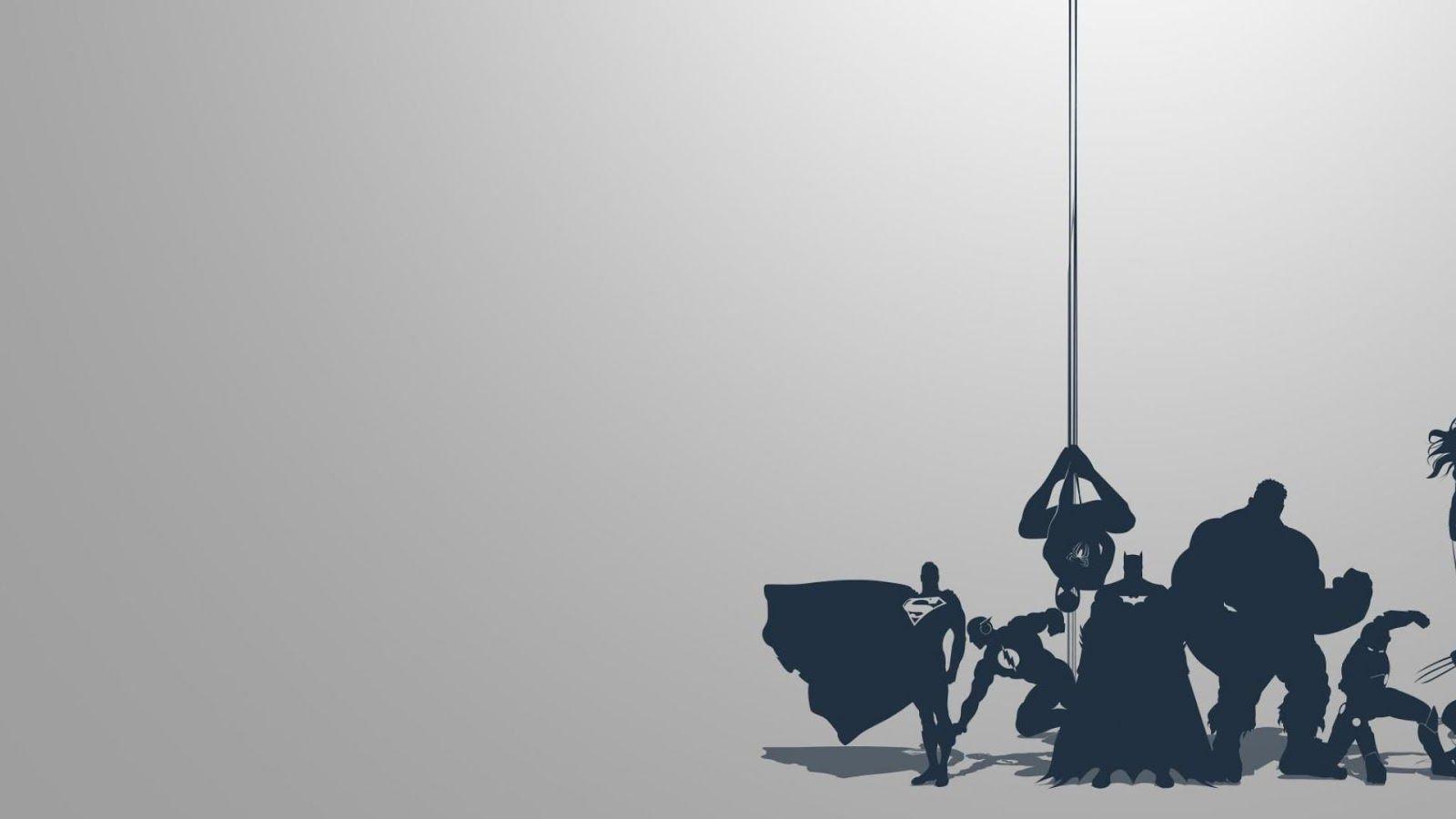 Super Hero Minimal Wallpapers - Top Free Super Hero Minimal Backgrounds ...